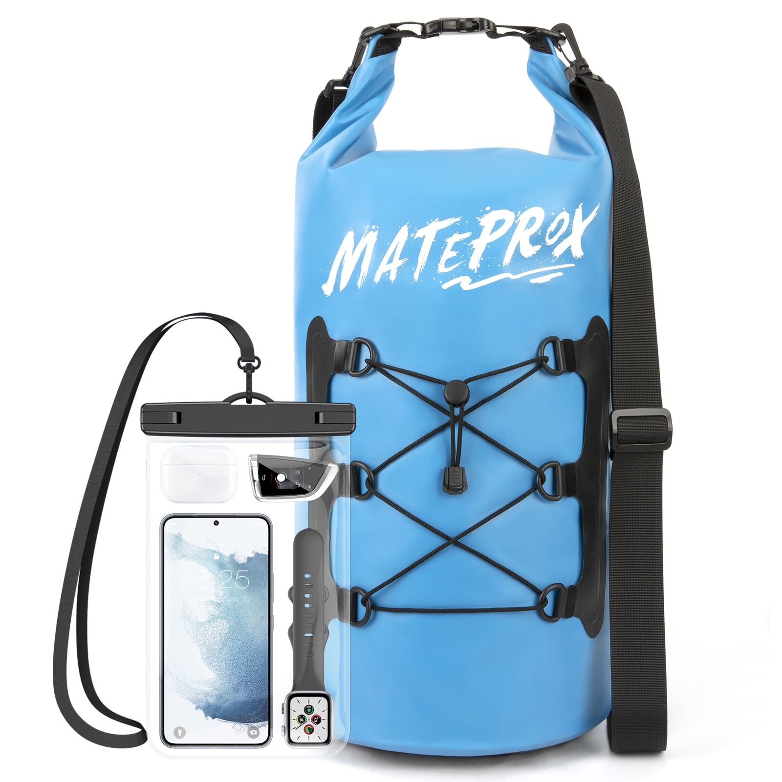 MATEPROX 20L Waterproof Dry Bag with Phone Case for Kayaking, Boating ...