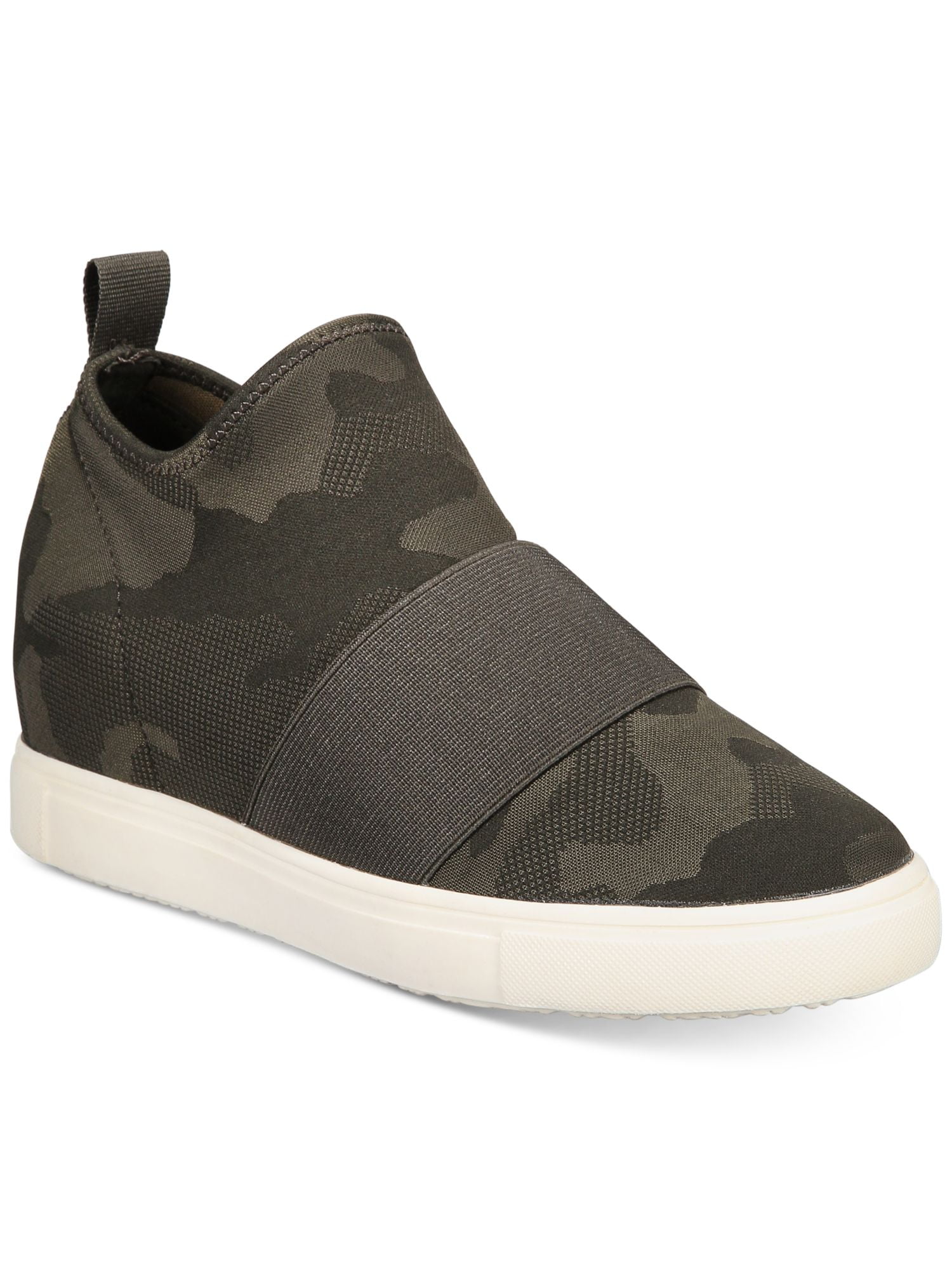 MATERIAL GIRL Womens Green Camouflage Cushioned Lug Sole Quila Round ...