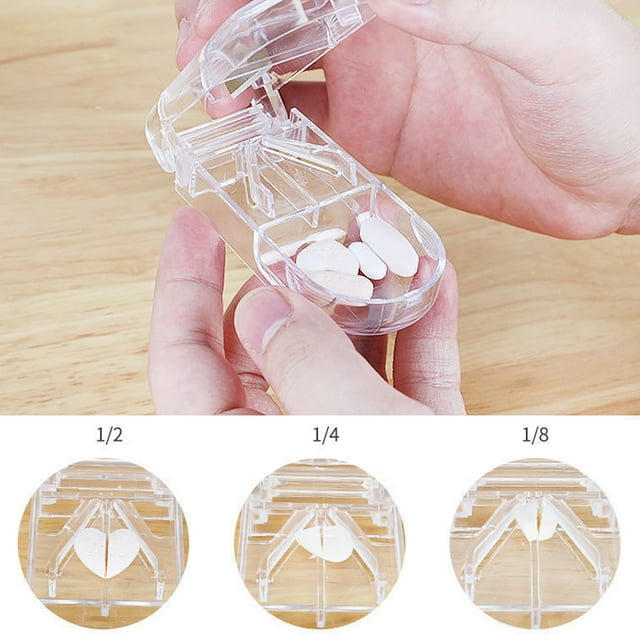 MATHOWAL 2PCS Pill Cutter for Small or Large Pills - The Best Multiple ...