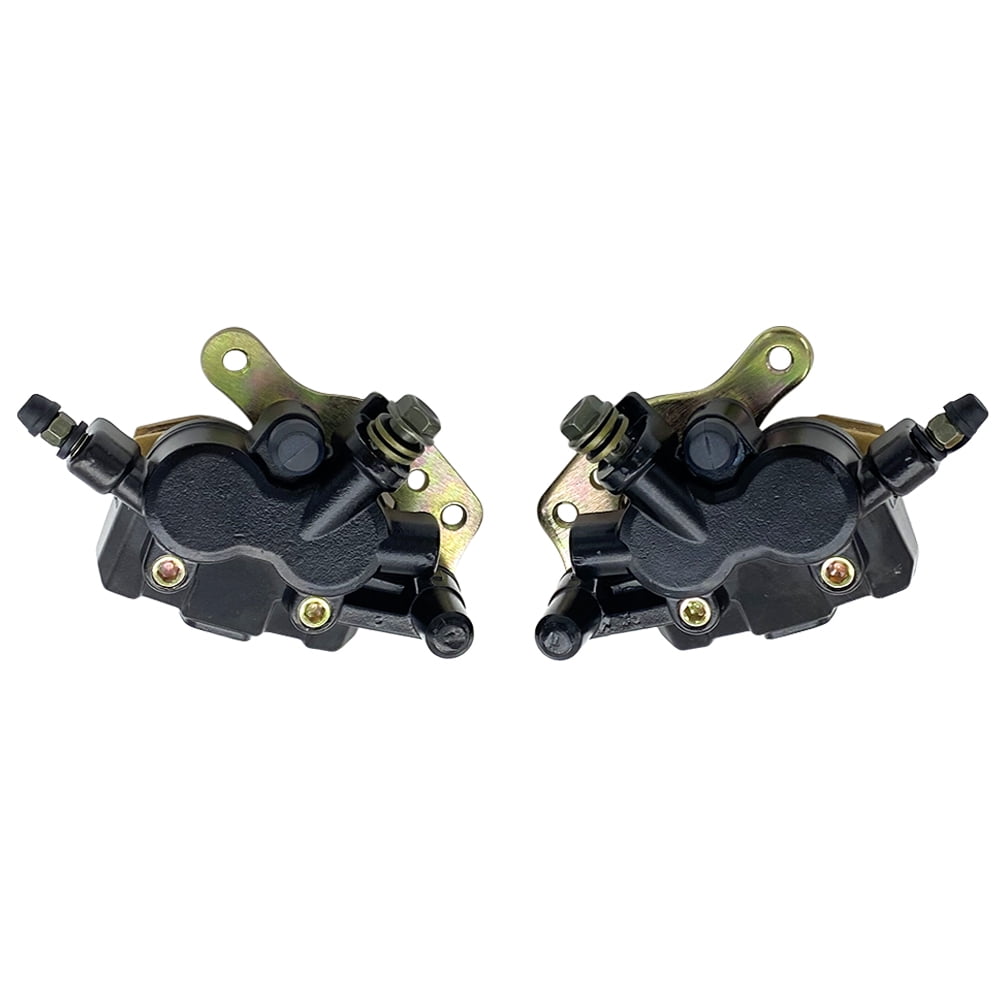 MATI Front Left Right Brake Calipers with Pads for Kawasaki Bayou 300 ...
