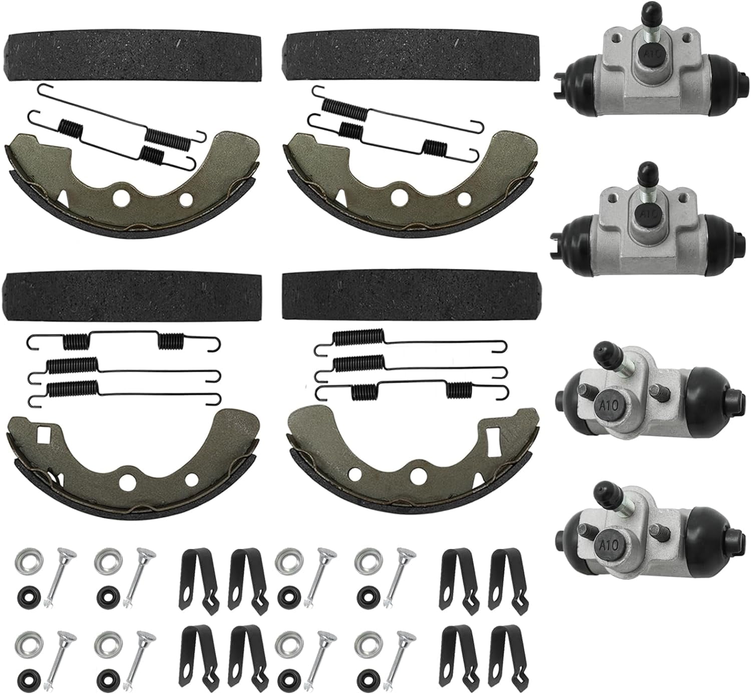 MATI Wheel Cylinder Brake Shoe Front Rear All for Kawasaki Mule 3000 ...