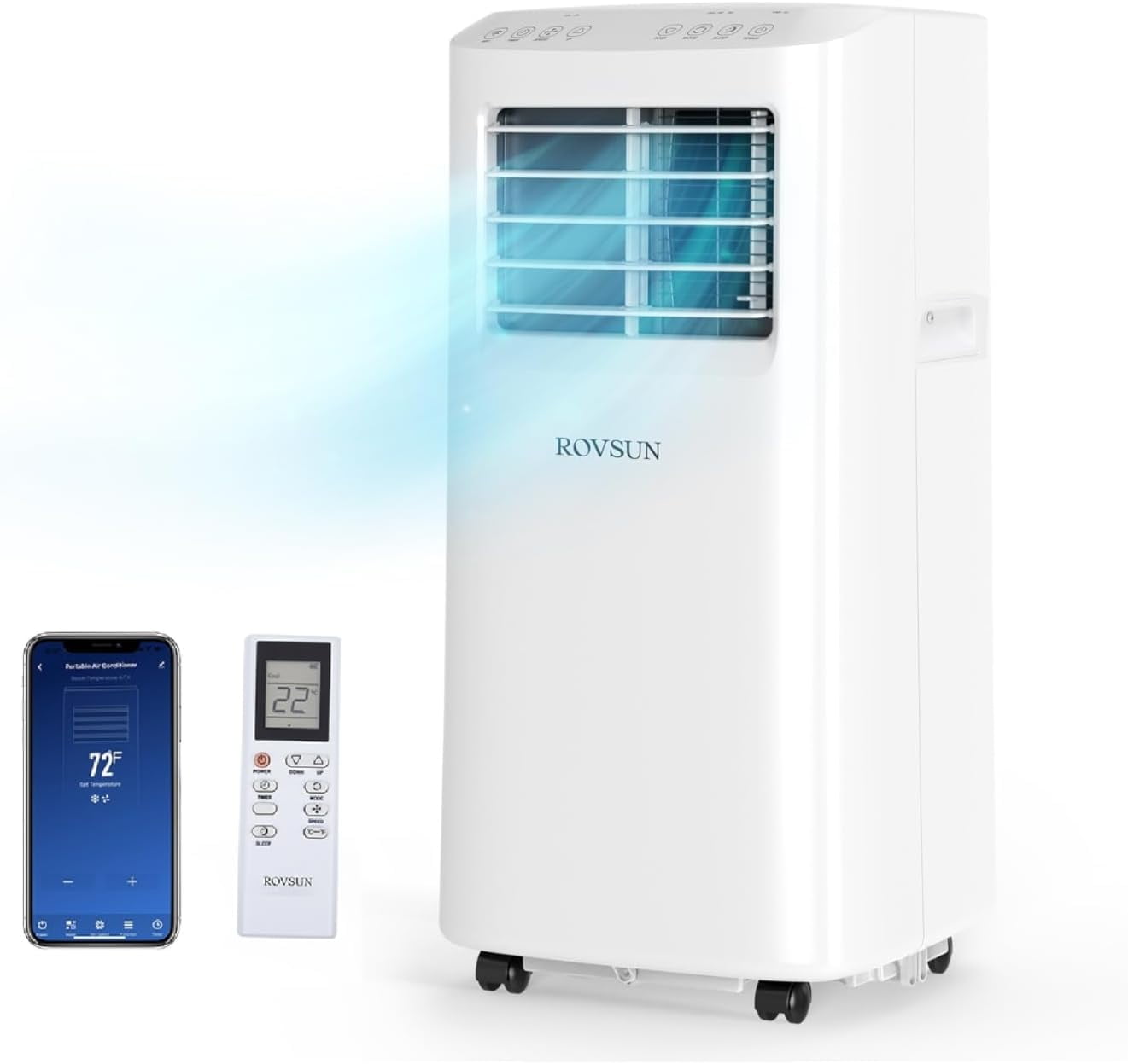 MATLADIN WiFi Enabled Smart 8000 BTU Portable Air Conditioner with ...