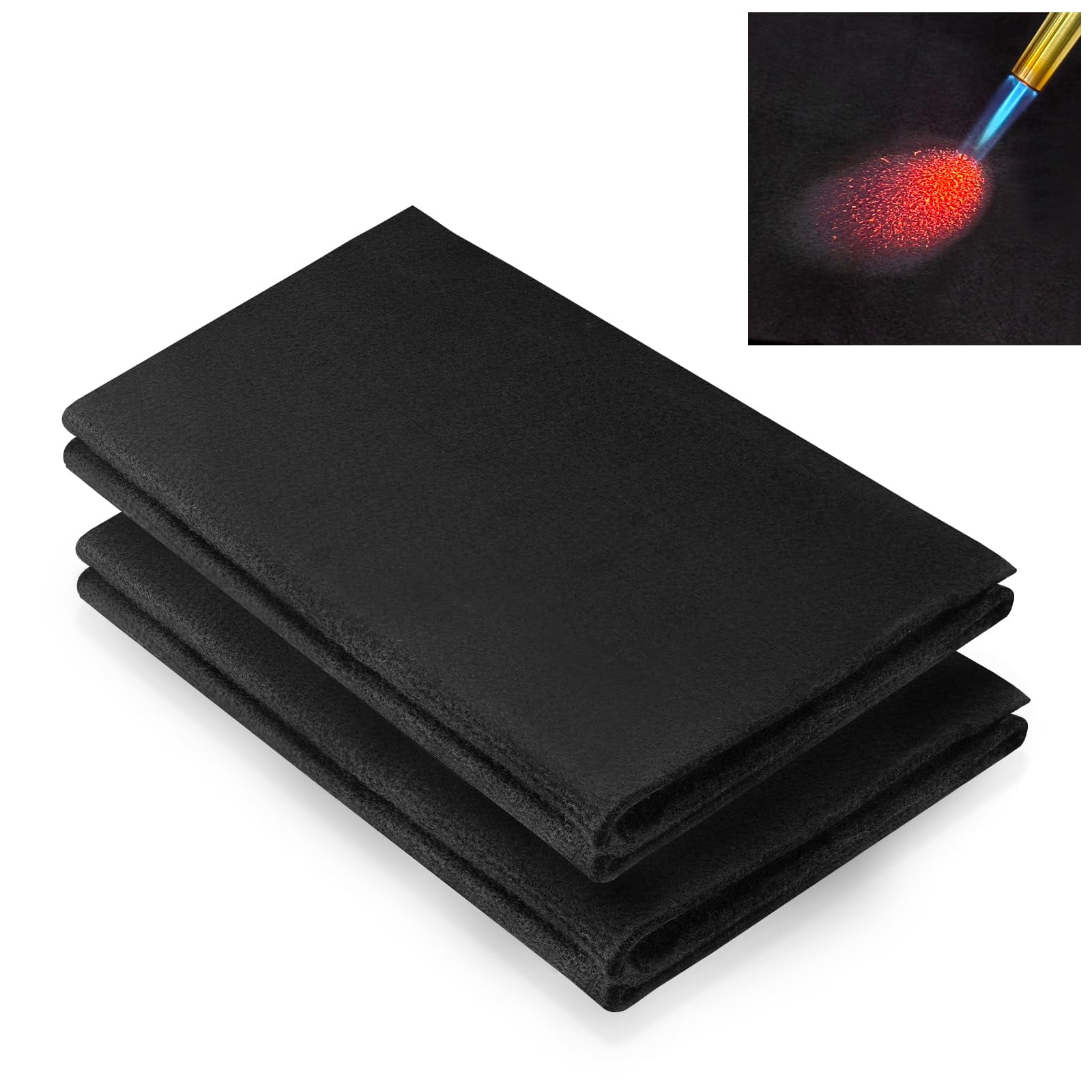 MATN Carbon Felt Welding Blanket Fireproof - 20" X 20" Heat Resistant ...