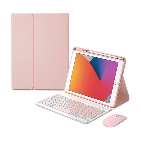 MATN Illuminated Keyboard and Mouse Case compatible with iPad Air 5 & 4 ...