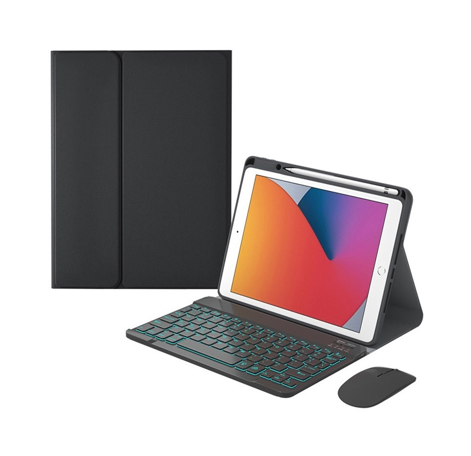 MATN Illuminated Keyboard and Mouse Case compatible with iPad Air 5 & 4 ...