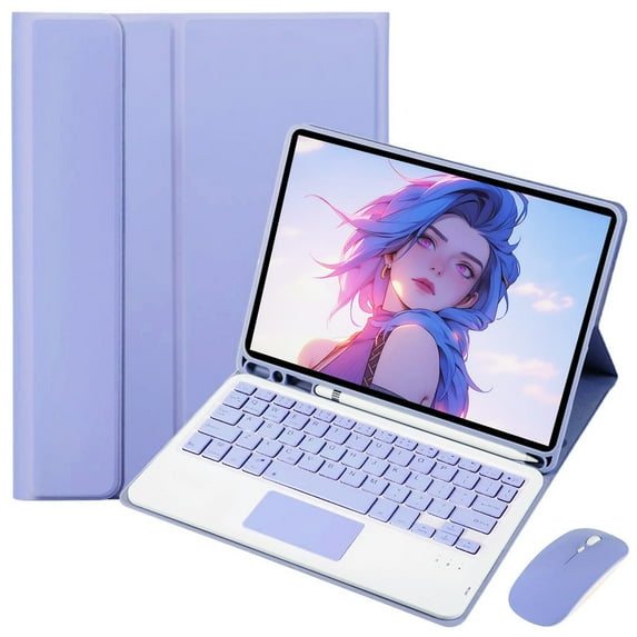 MATN Keyboard Case for Samsung Galaxy Tab A9 Plus 11",Slim Smart Stand ...