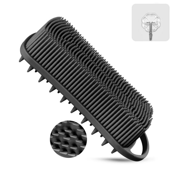 MATN Silicone Body Scrubber, Gentle Exfoliating Scrub Brush with 22mm ...