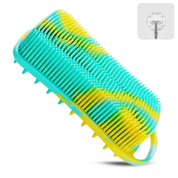 MATN Silicone Body Scrubber, Gentle Exfoliating Scrub Brush with 22mm ...
