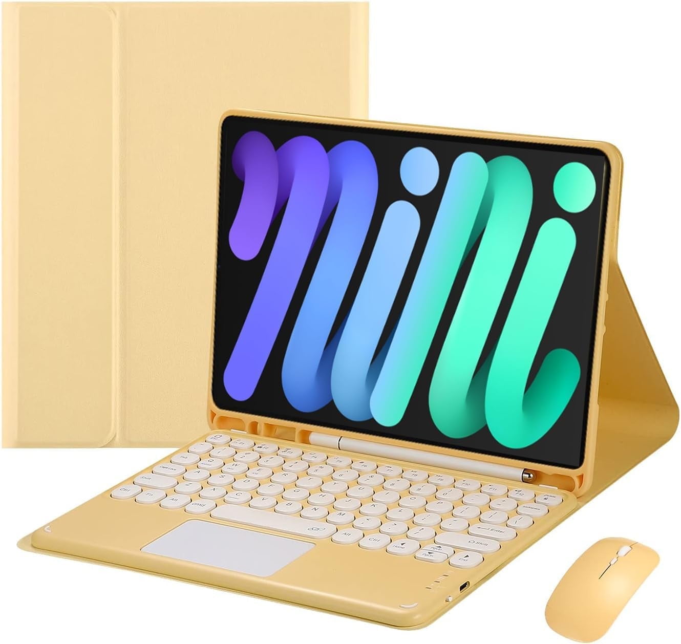 MATN Touch Keyboard Case for iPad Mini 7 (A17 Pro) 2024 and iPad Mini 6 ...