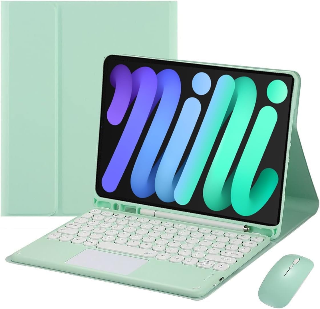 MATN Touch Keyboard Case for iPad Mini 7 (A17 Pro) 2024 and iPad Mini 6 ...