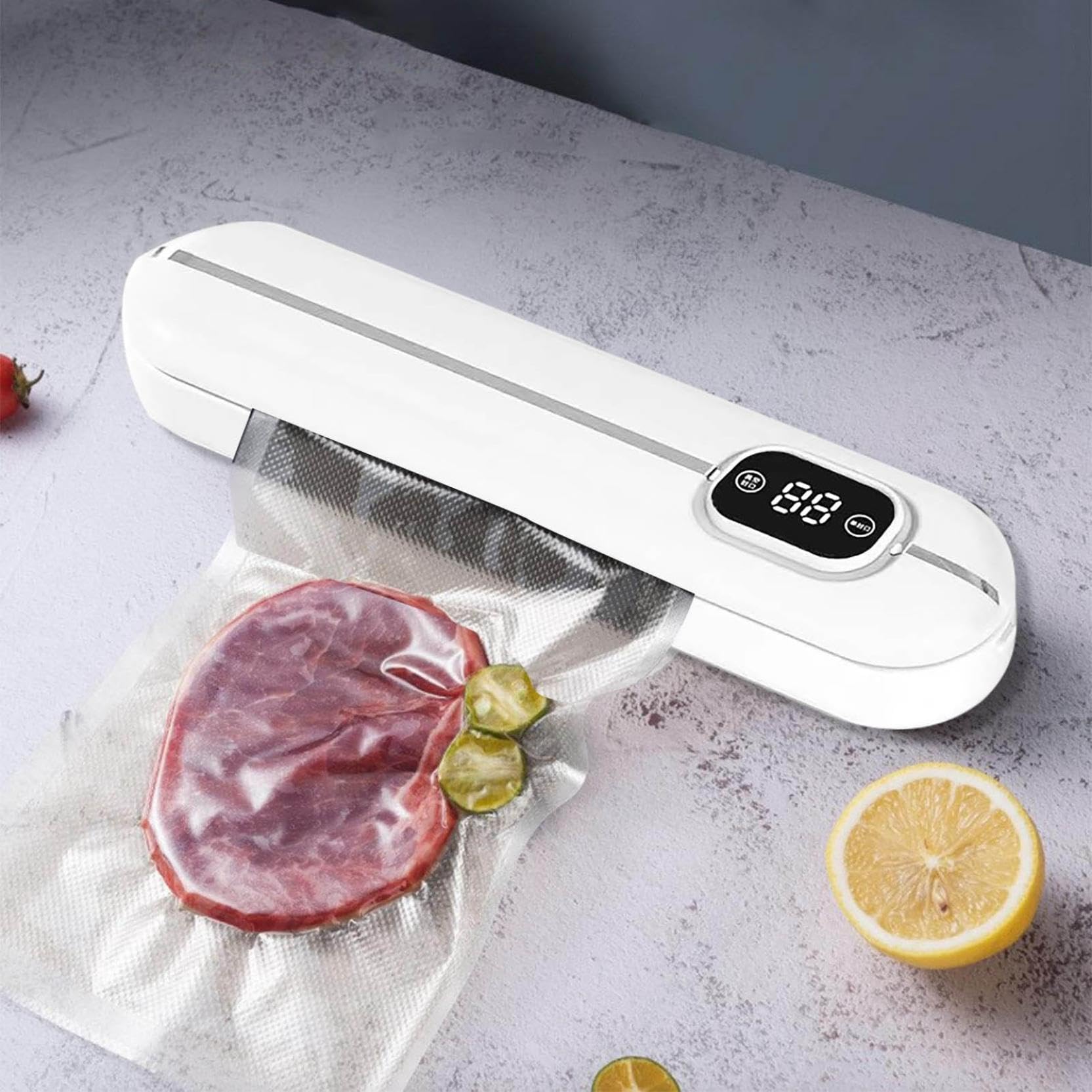 MATN Vacuum Sealer Machine, 90W Compact Design, Powerful Suction ...