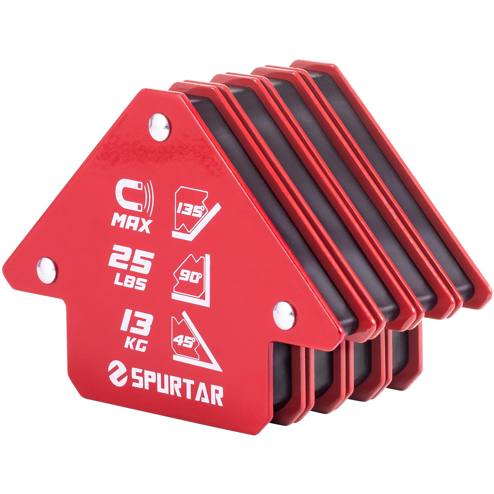 MATN Welding Magnets 6pcs 25lbs, Heavy Duty Welding Magnets and Clamps ...