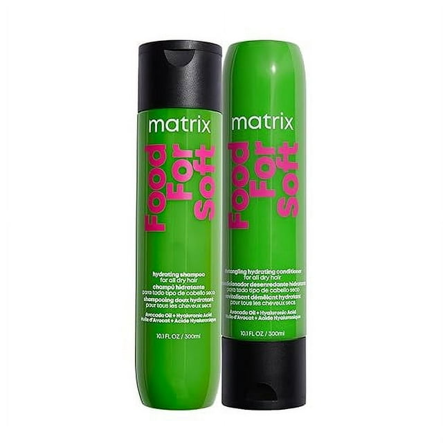 MATRIX Hair Care Treated Food For Soft Shampoo and Conditioner Set 10.1 ...