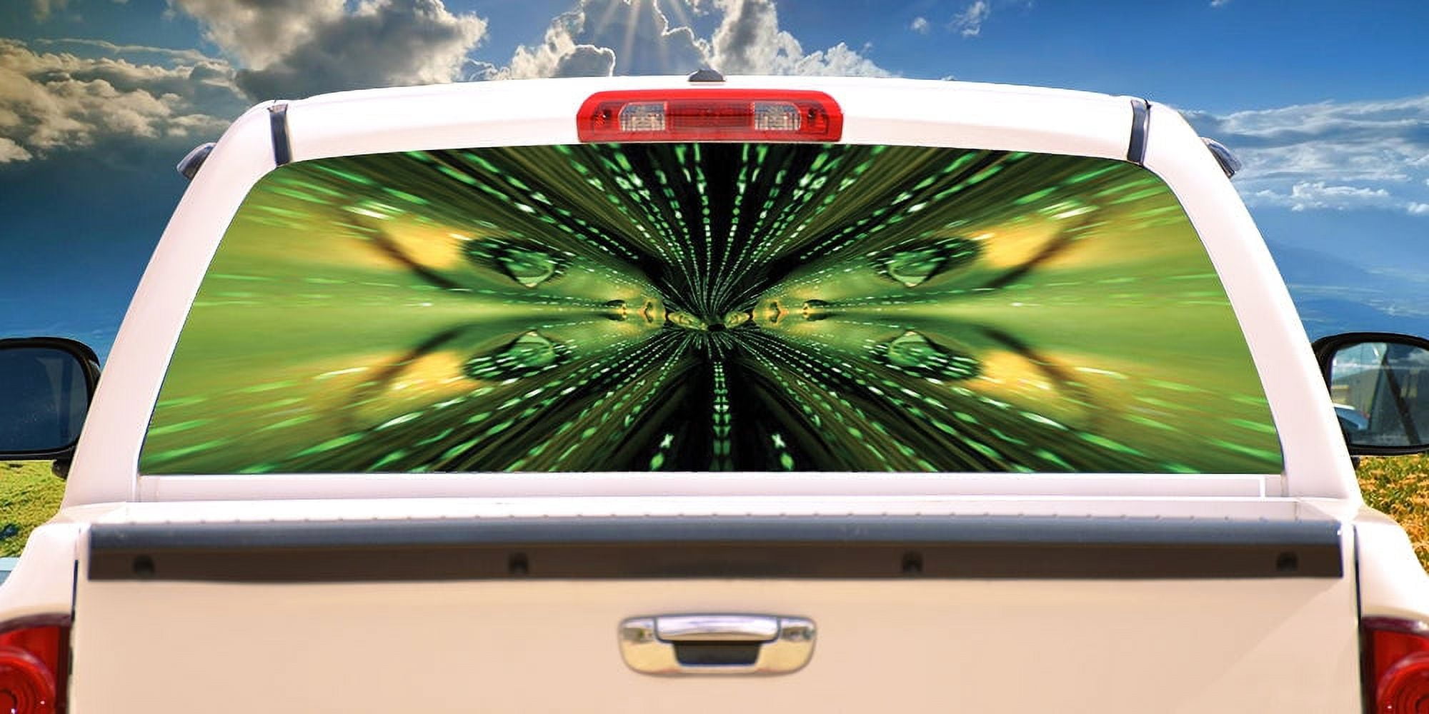MATRIX Rear Window Graphic back truck decal suv view thru vinyl ...