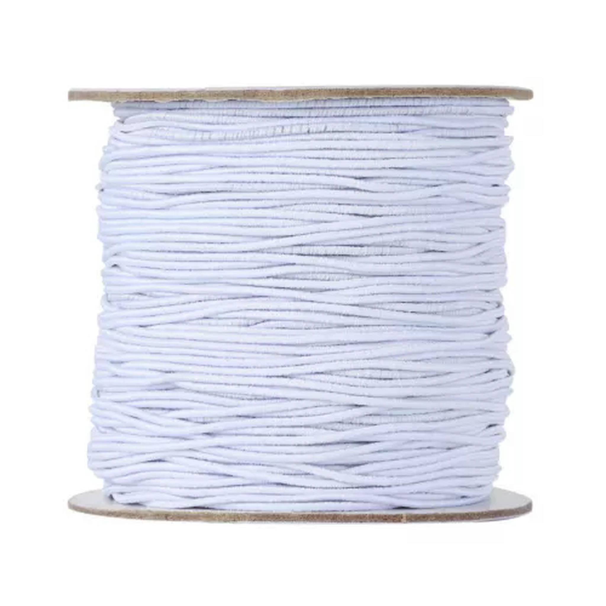 MATROOY 1 Roll Elastic Cord Stretch Thread Beading Cord 1~2mm Fabric ...