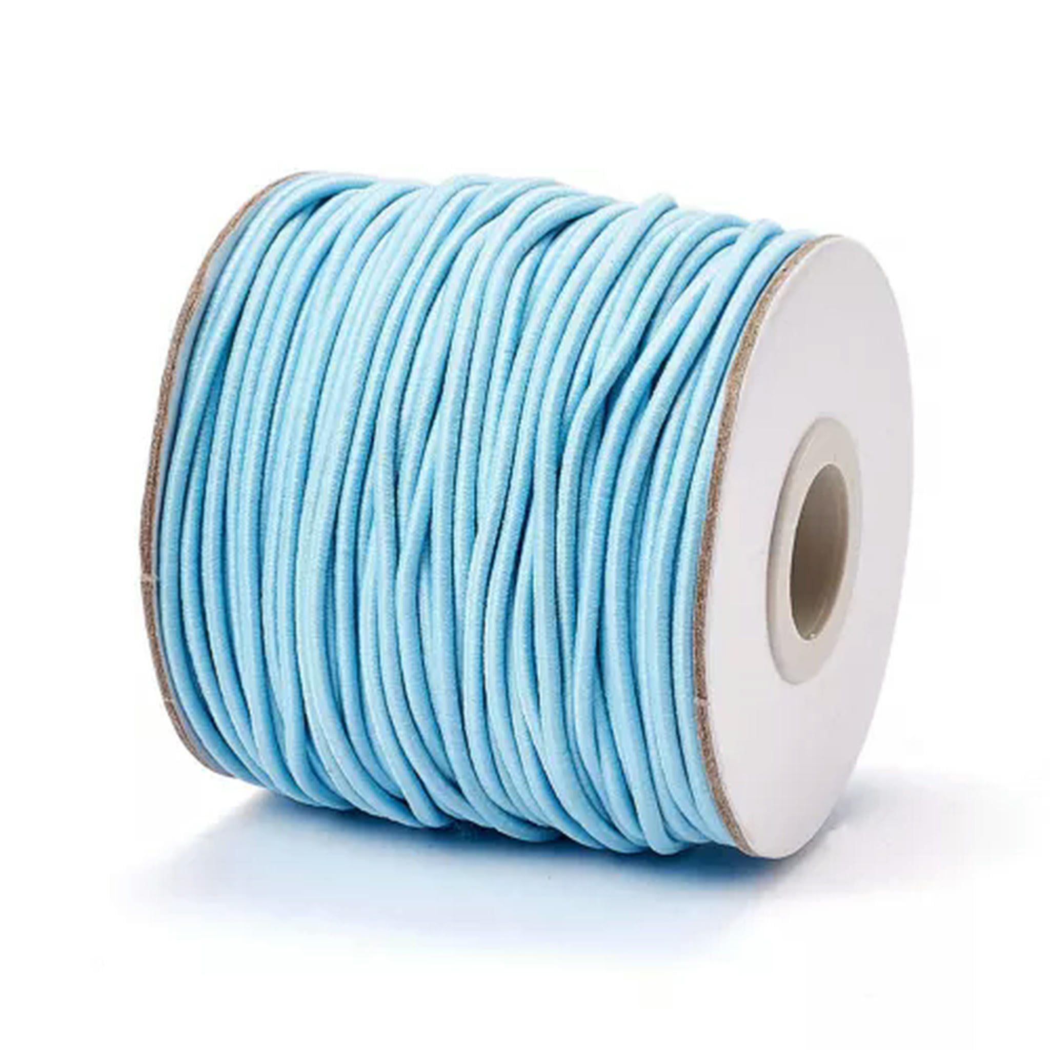MATROOY 1 Roll Elastic Cord Stretch Thread Beading Cord 1~2mm Fabric ...