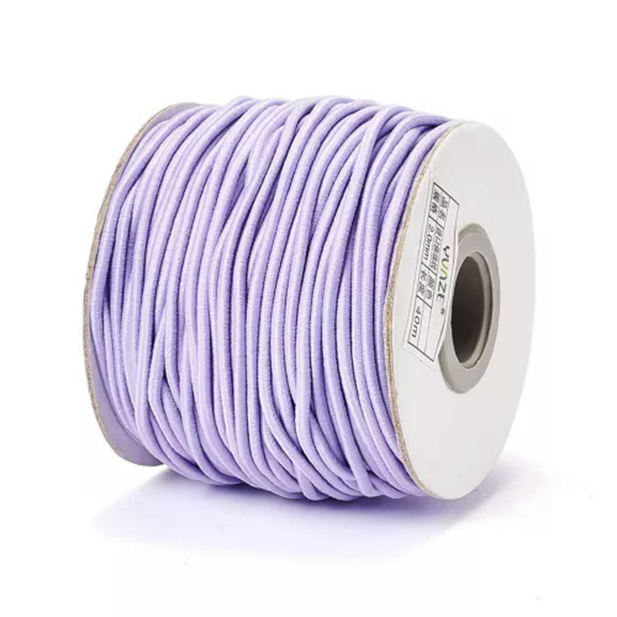 MATROOY 1 Roll Elastic Cord Stretch Thread Beading Cord 1~2mm Fabric ...