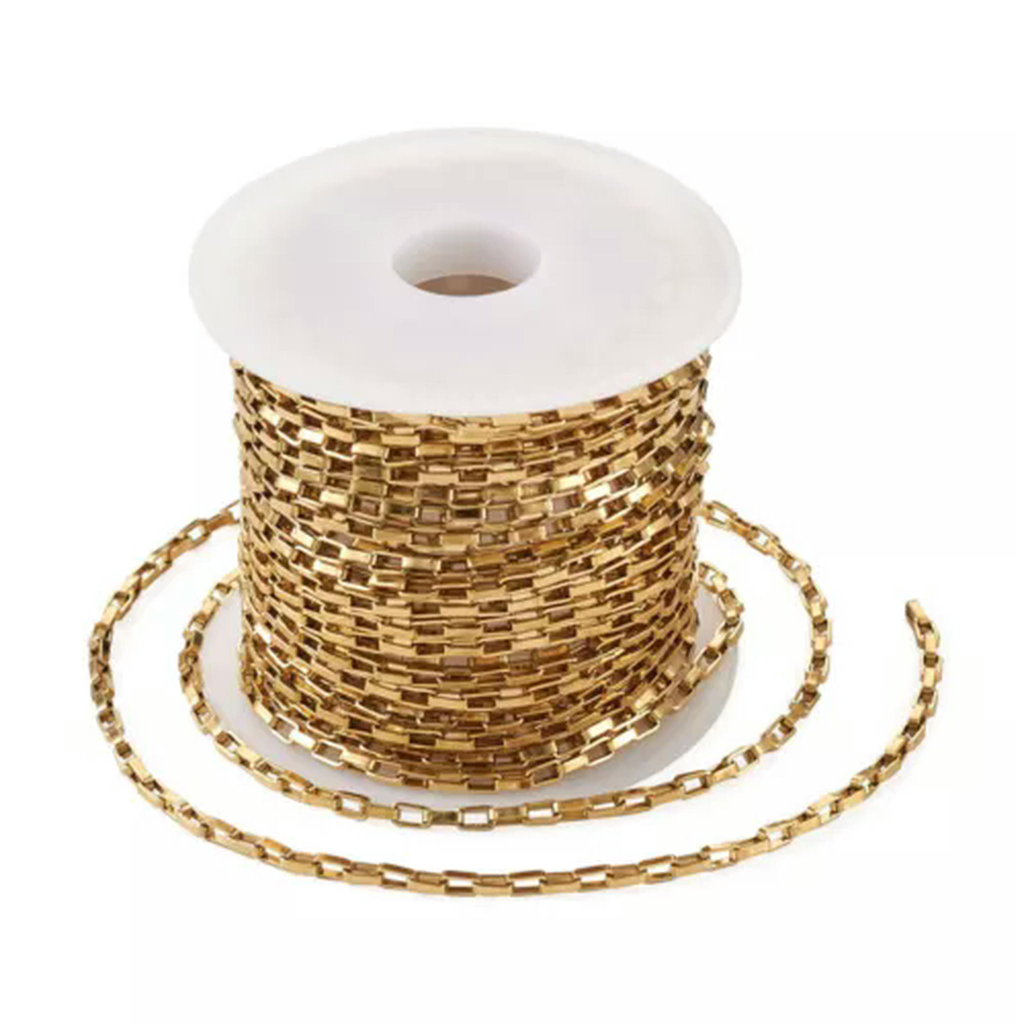 MATROOY 16.4 Feet Stainless Steel Oval Cable Chains Rectangle Curb ...