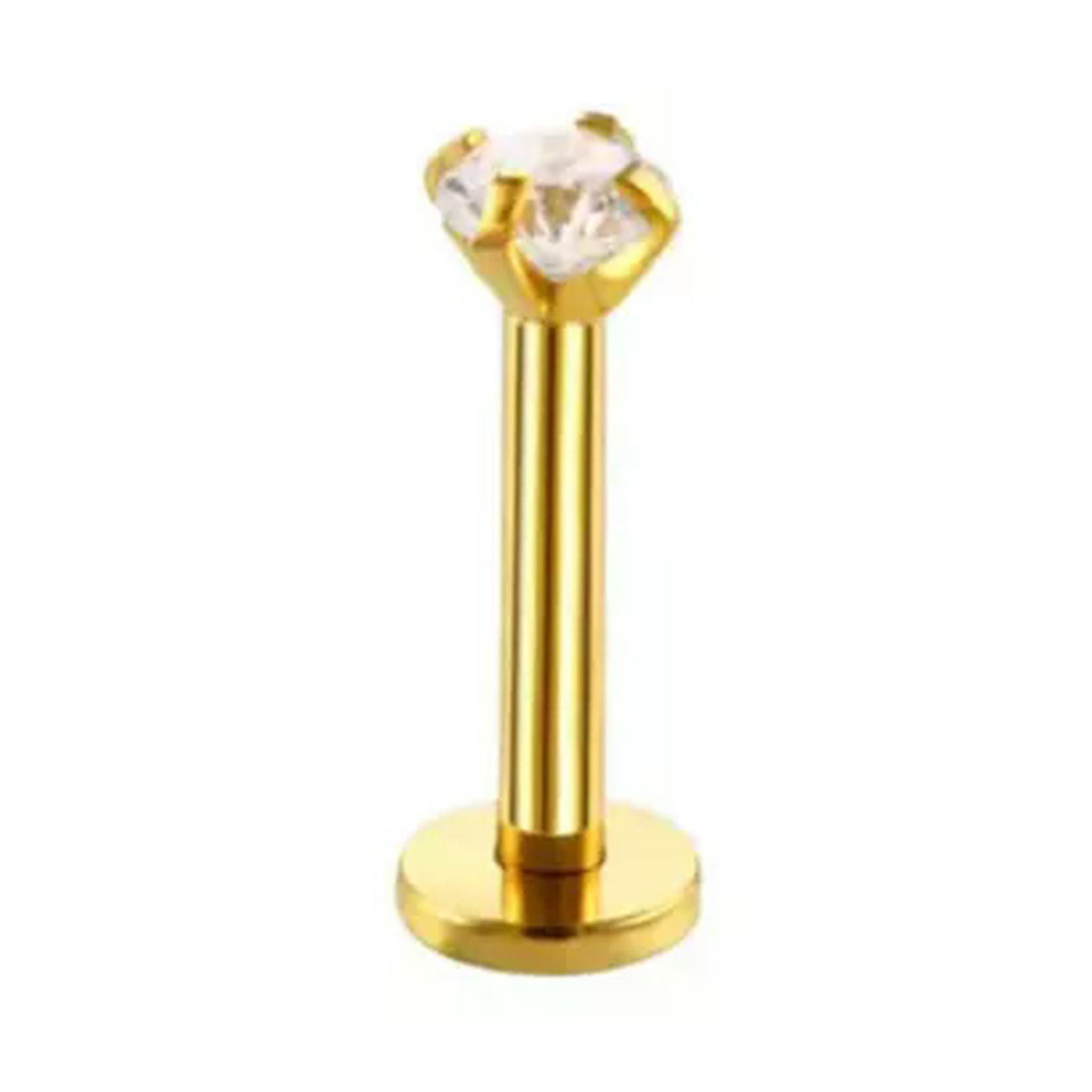 MATROOY 1PCS Tragus Bar Helix Lip Labret Piercing Lip Nose Ear Bar Stud ...