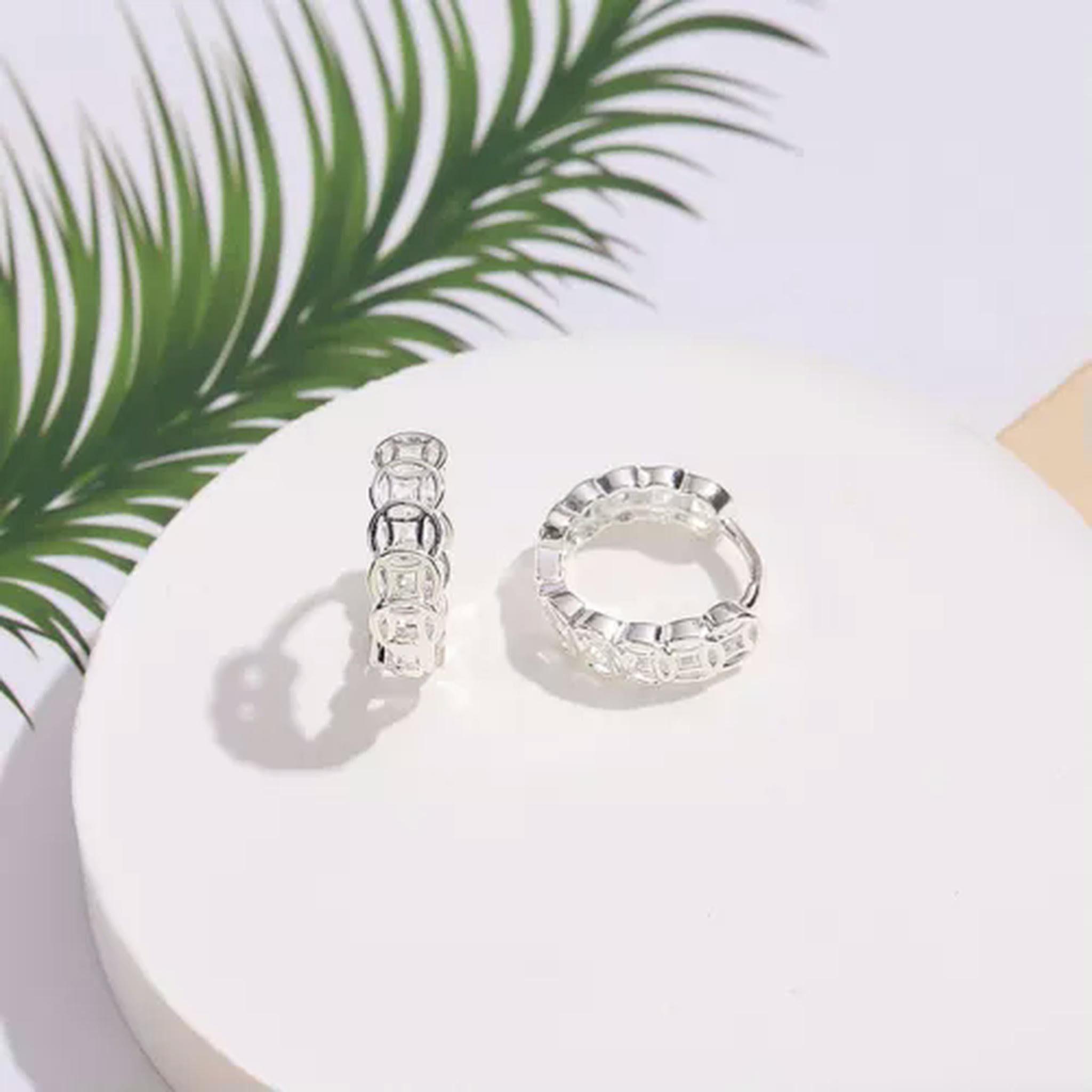 MATROOY 1Pair Creative Copper Coins Round Hoop Earrings Retro Fashion ...