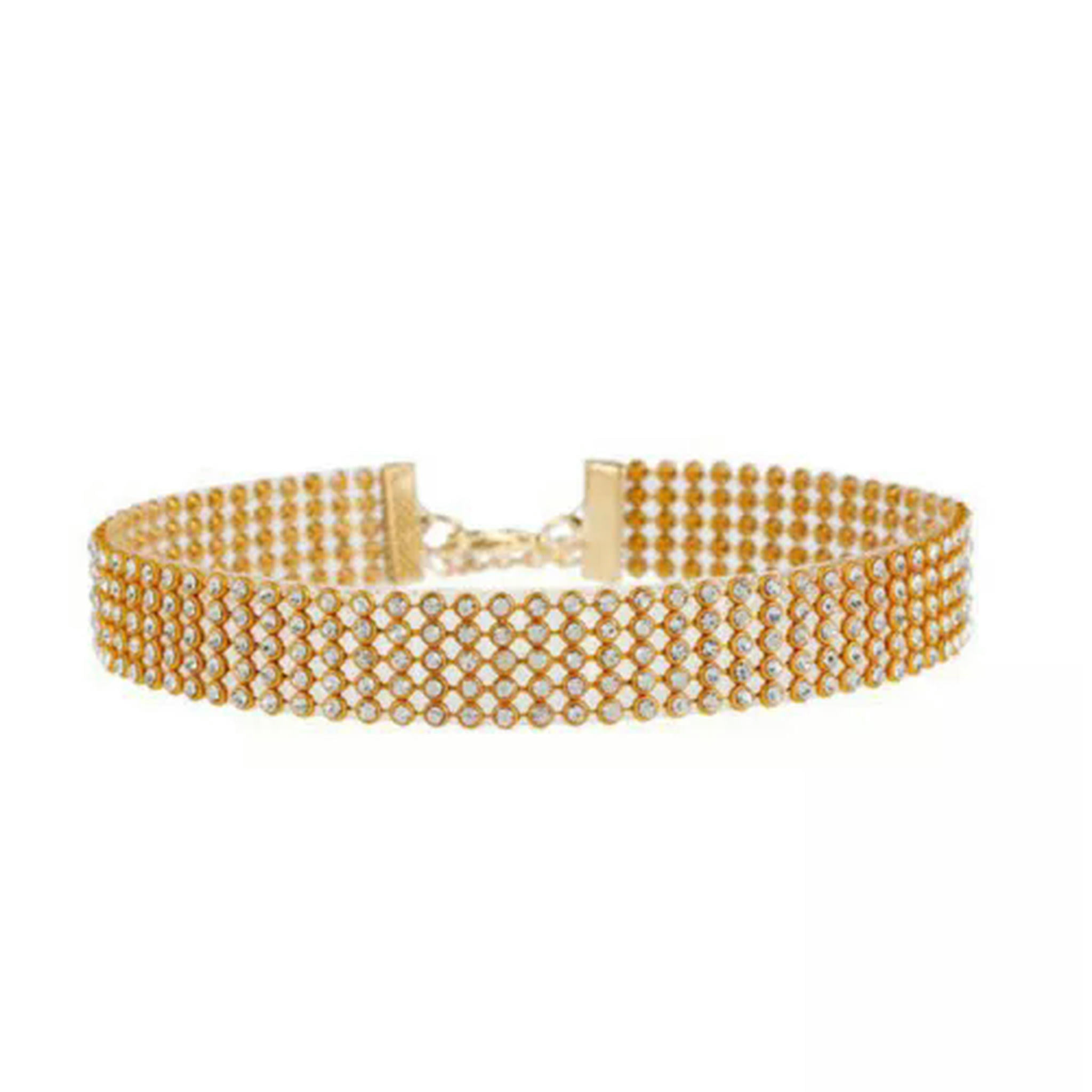 MATROOY Bundle Neck Necklace Charm Crystal Choker Rhinestone Collar ...
