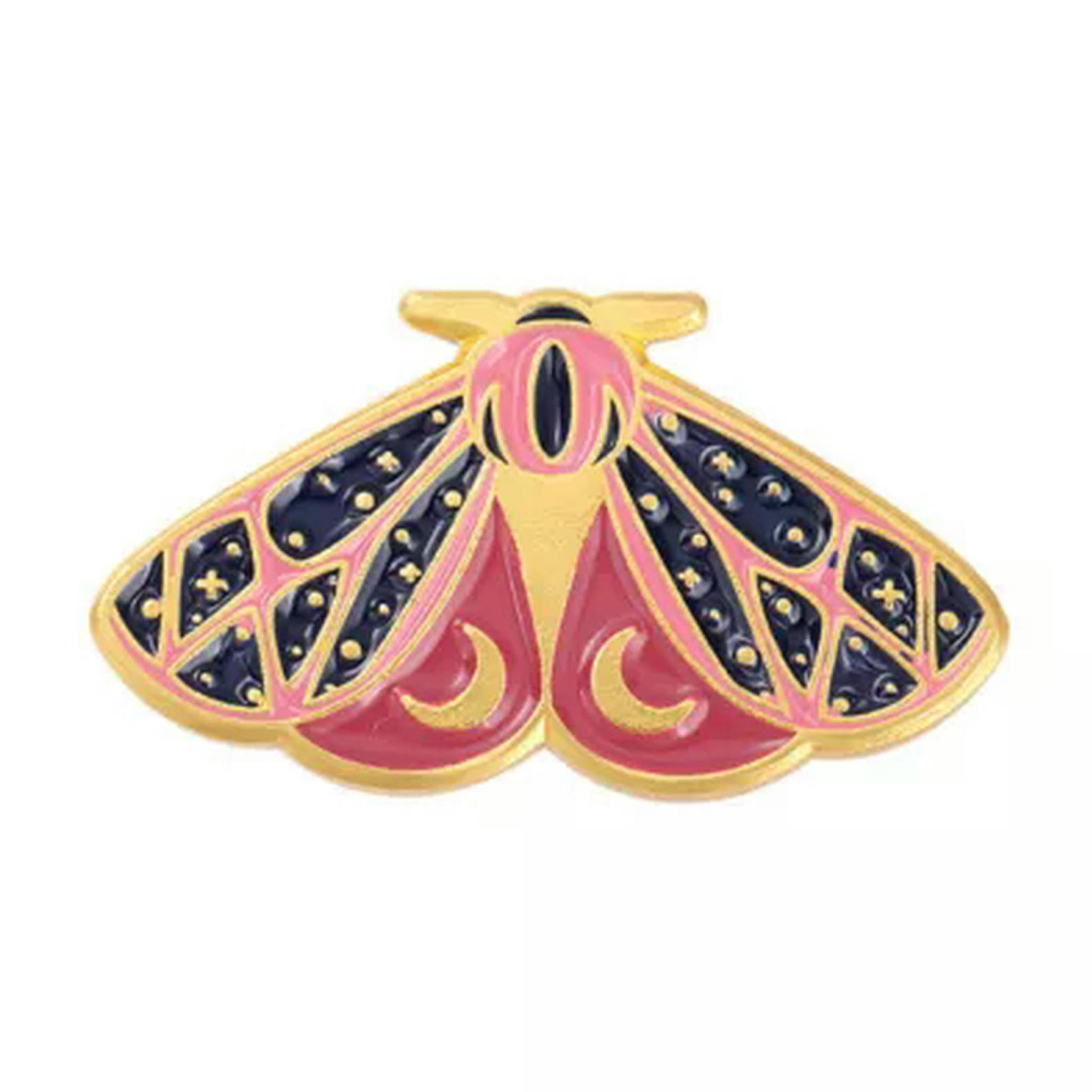 MATROOY Cartoon Insect Series Enamel Pin Moth Butterfly Brooch Lapel ...