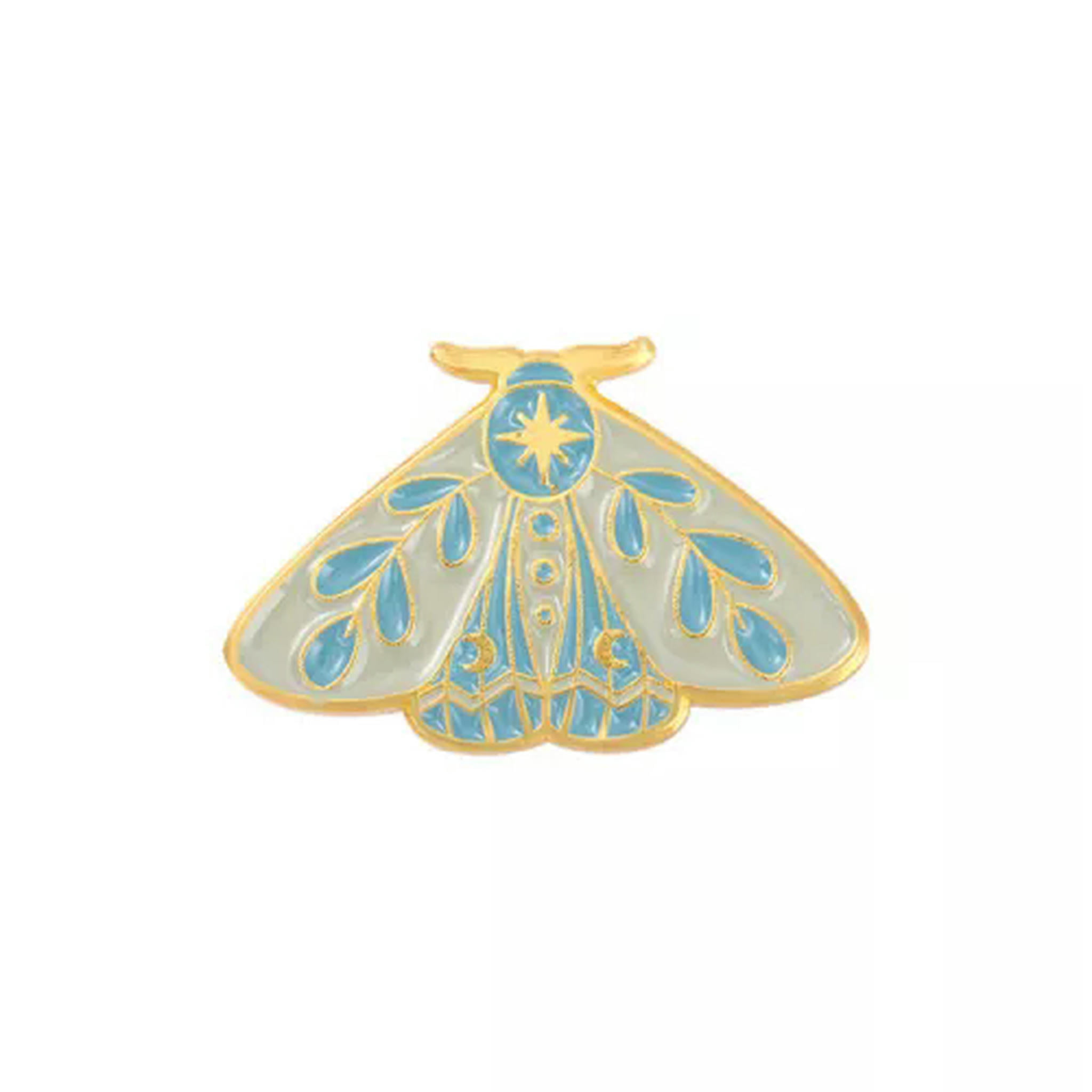 MATROOY Cartoon Insect Series Enamel Pin Moth Butterfly Brooch Lapel ...