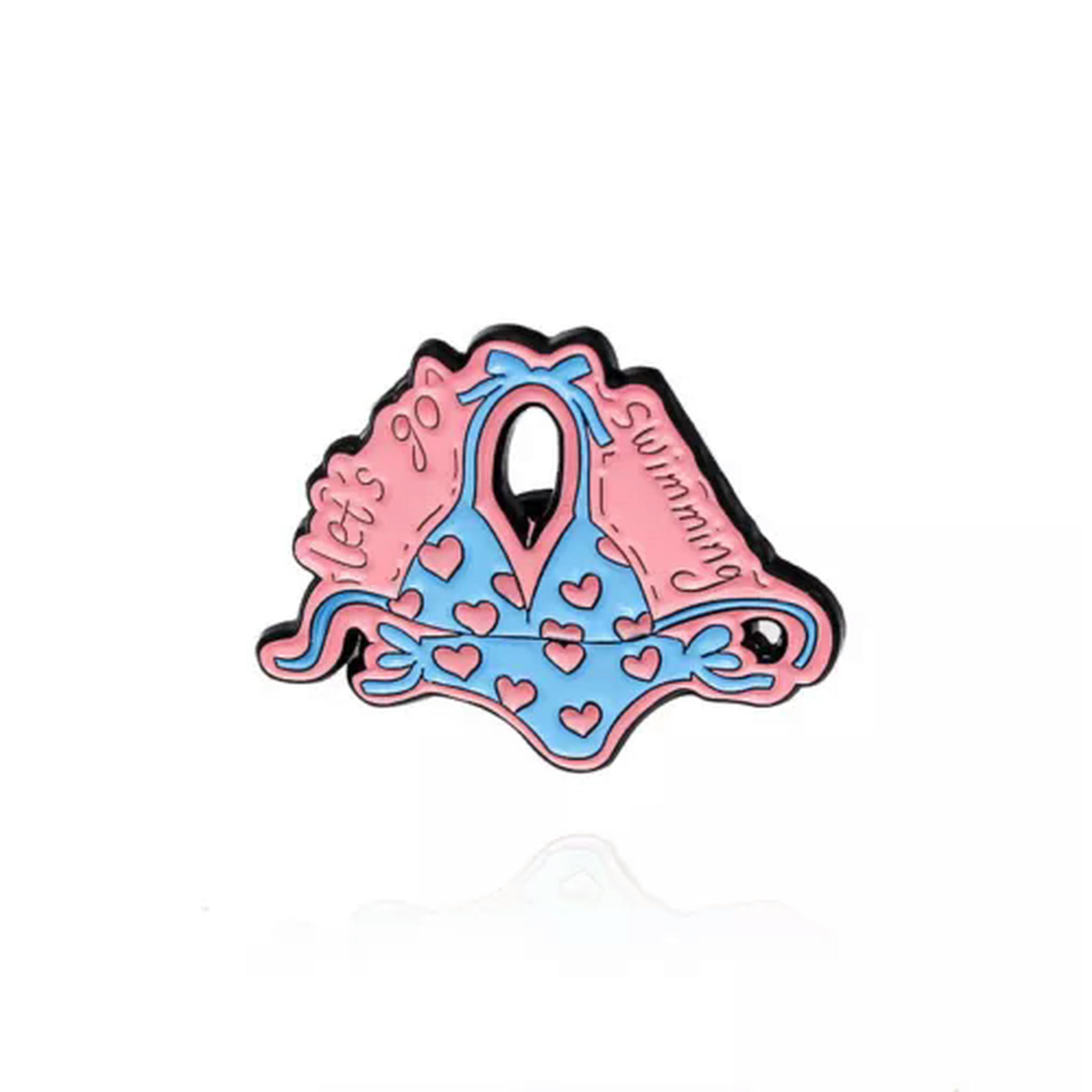 MATROOY Cartoon Space Enamel Piercing Brooch Pin Collar Decor Badge ...