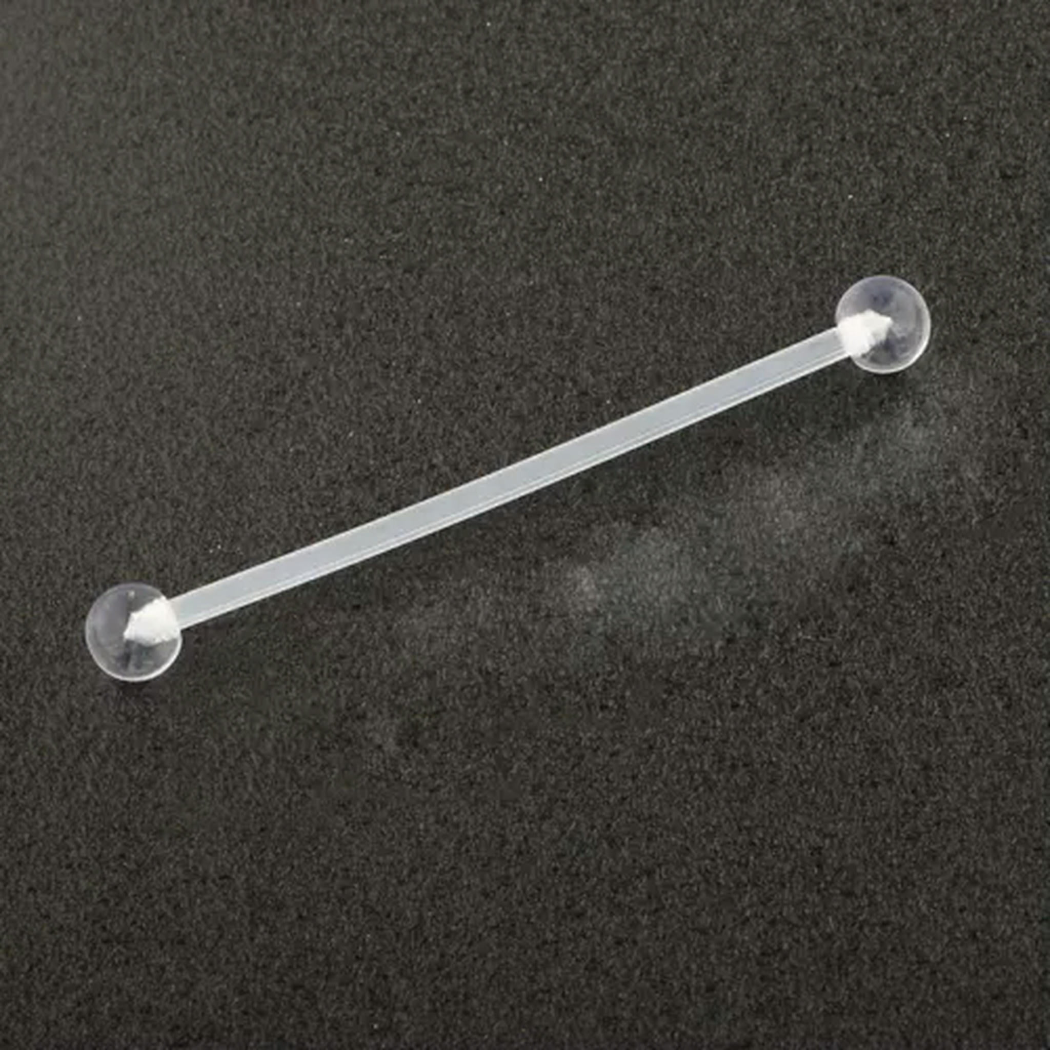 MATROOY Clear Acrylic Belly Button Nose Ring Lip Eyebrow Retainer Stud ...