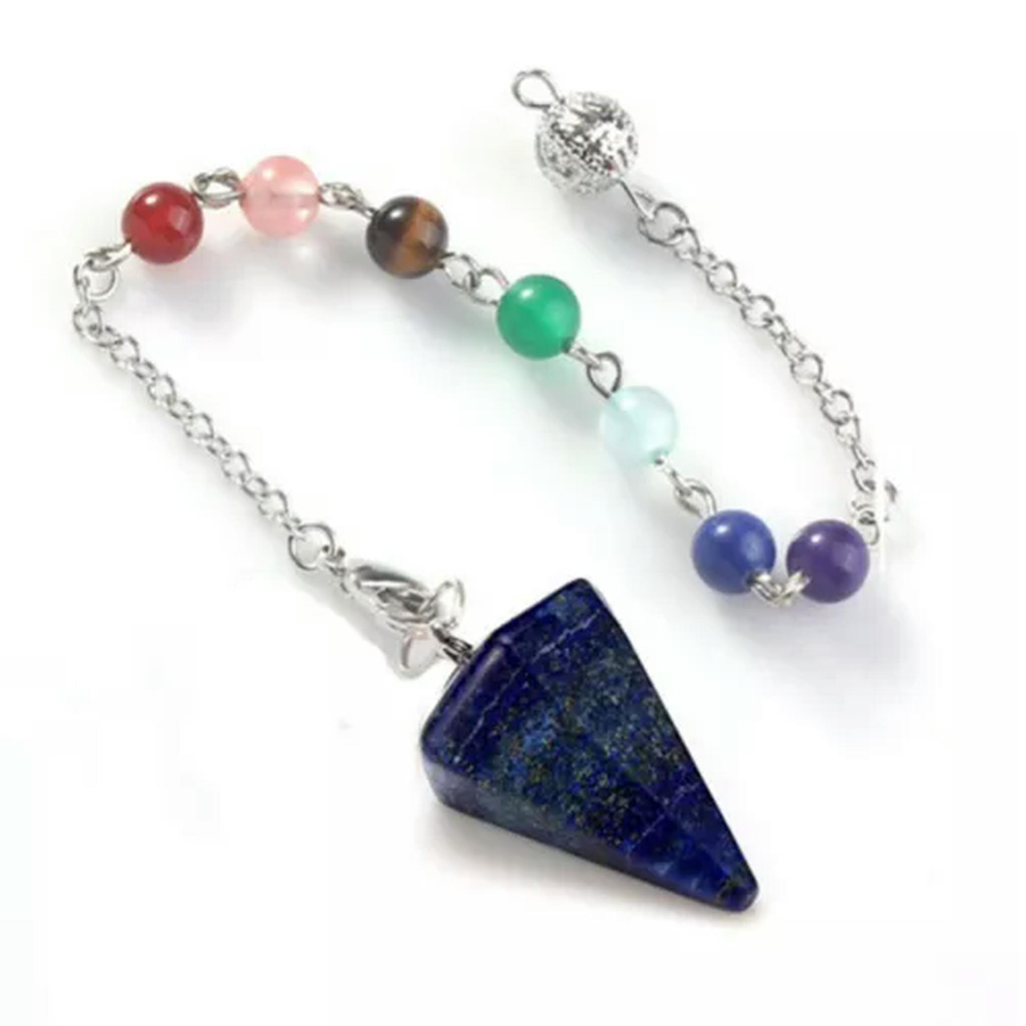 MATROOY Conical Pendulum Crystal Hexagonal Fashion Jewelry Vertebral ...