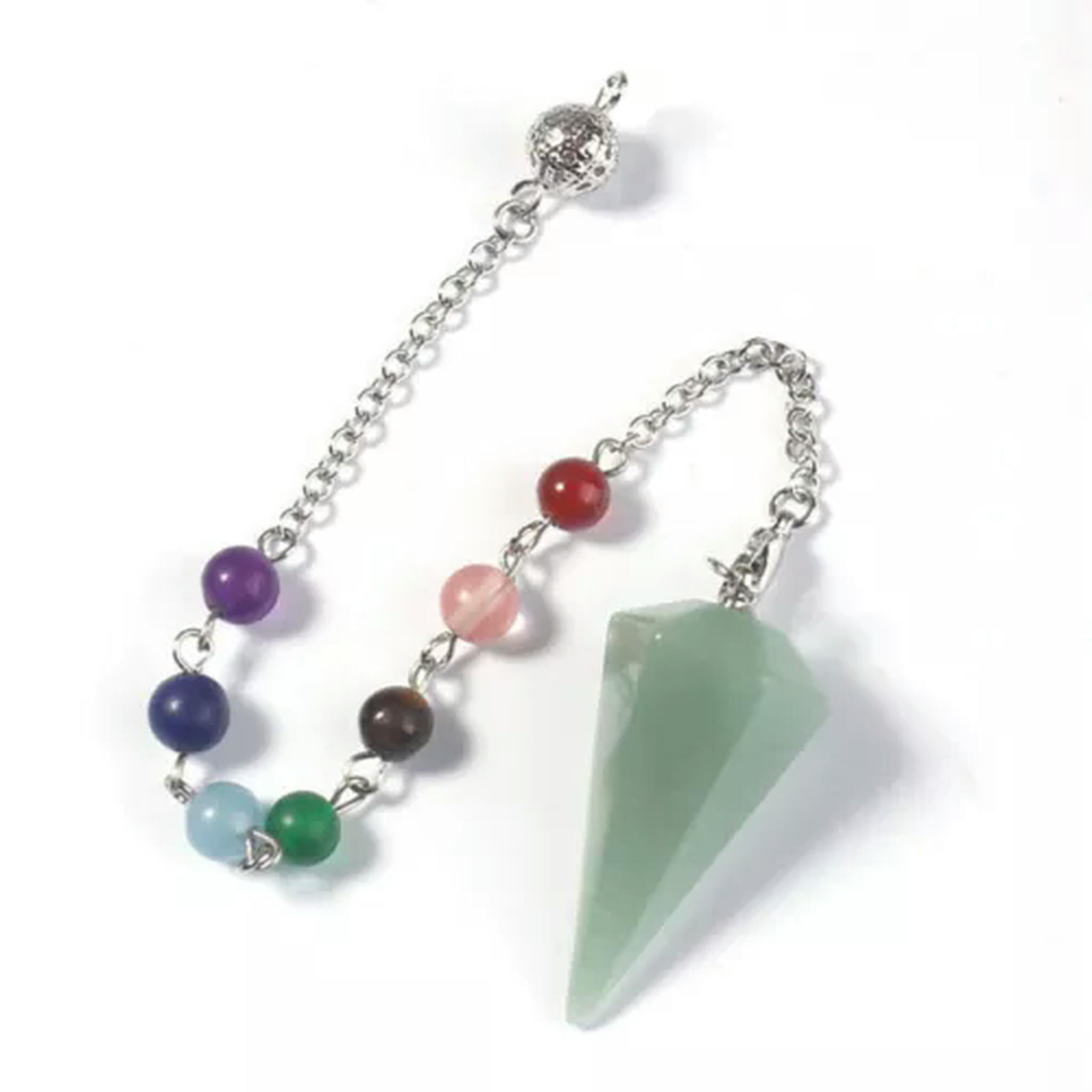 MATROOY Conical Pendulum Crystal Hexagonal Fashion Jewelry Vertebral ...