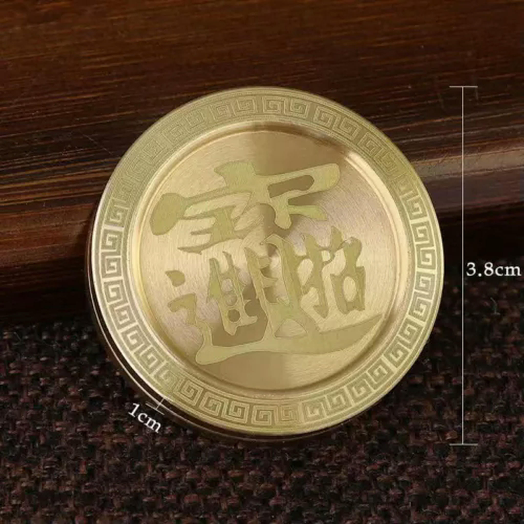 MATROOY EDC Brass Bagua Magnetic Haptic Coins Adult Metal Fidget Toys ...