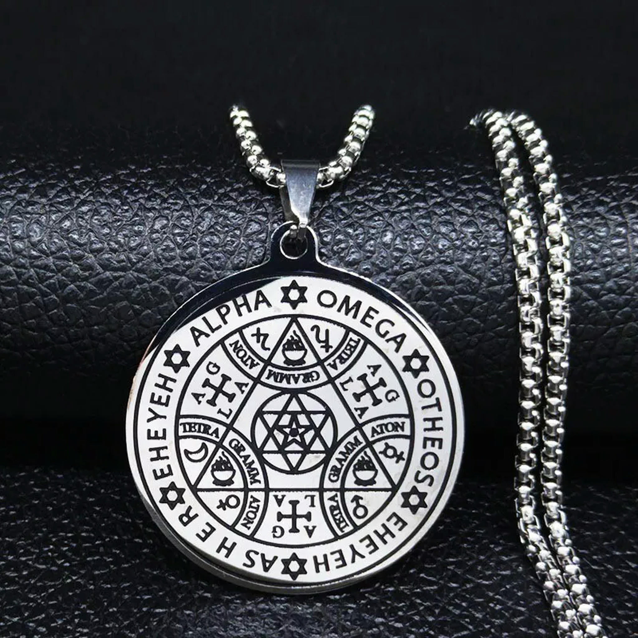 MATROOY Enochian Sigil of Protection Solomon Kabbalah Amulet Talisman ...