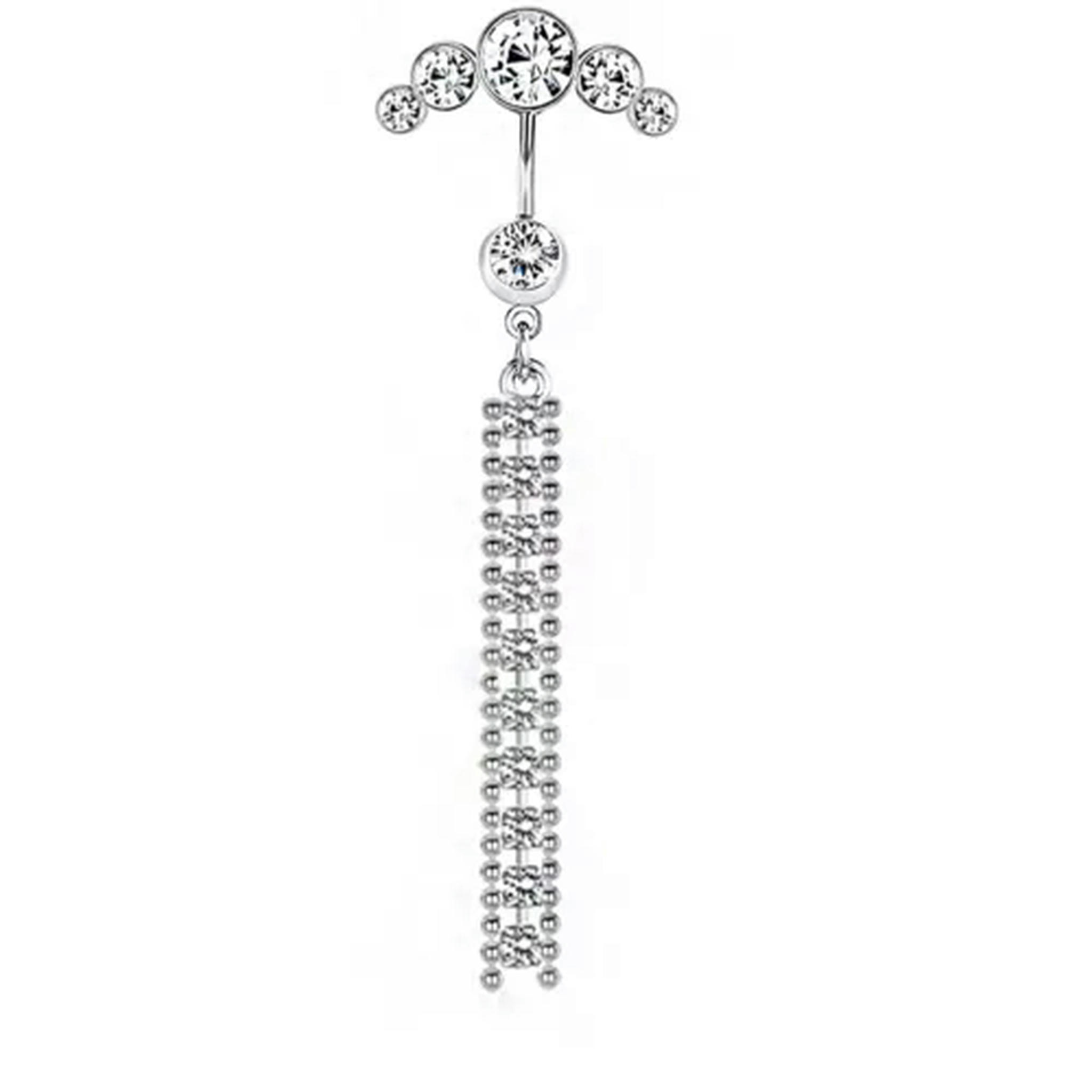 MATROOY Fashion Women Drop Dangle Body Belly Piercing Sexy Navel Ring ...