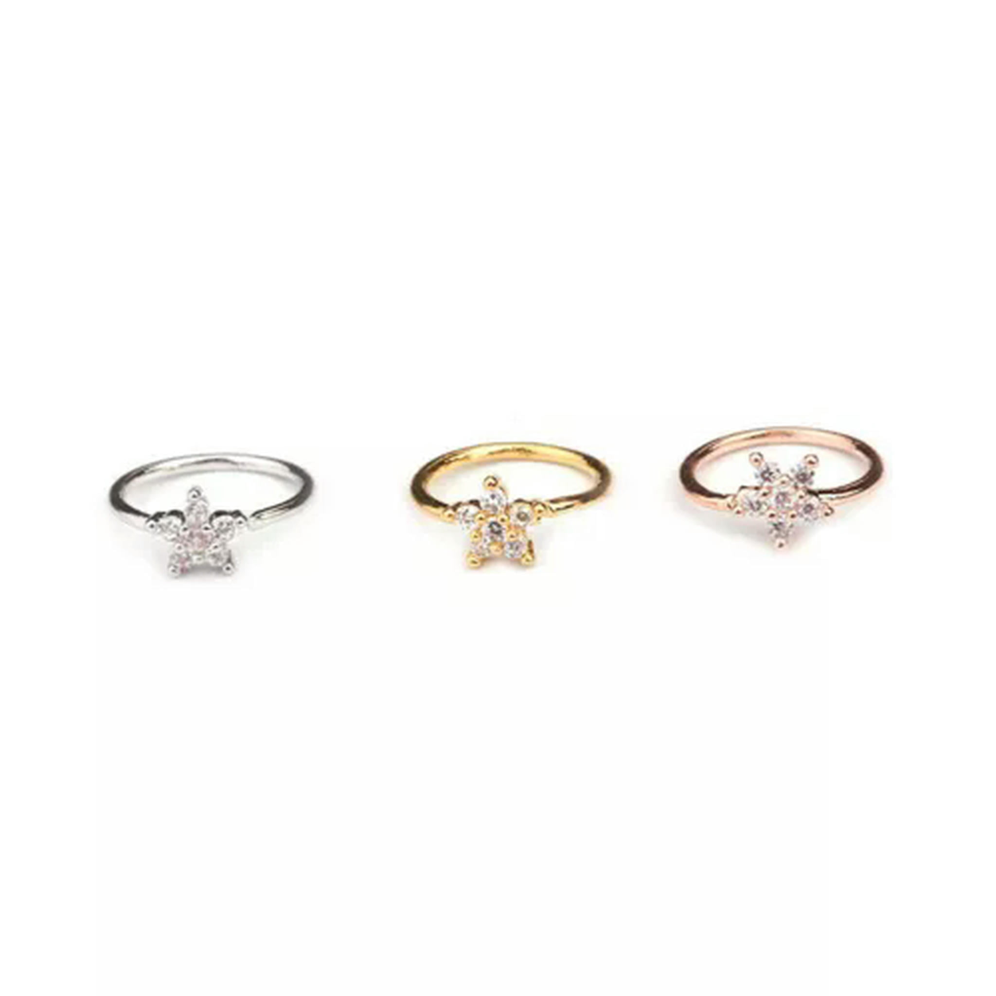 MATROOY Floral Nose Ring Daith Piercing Cartilage Hoop Septum Rings ...