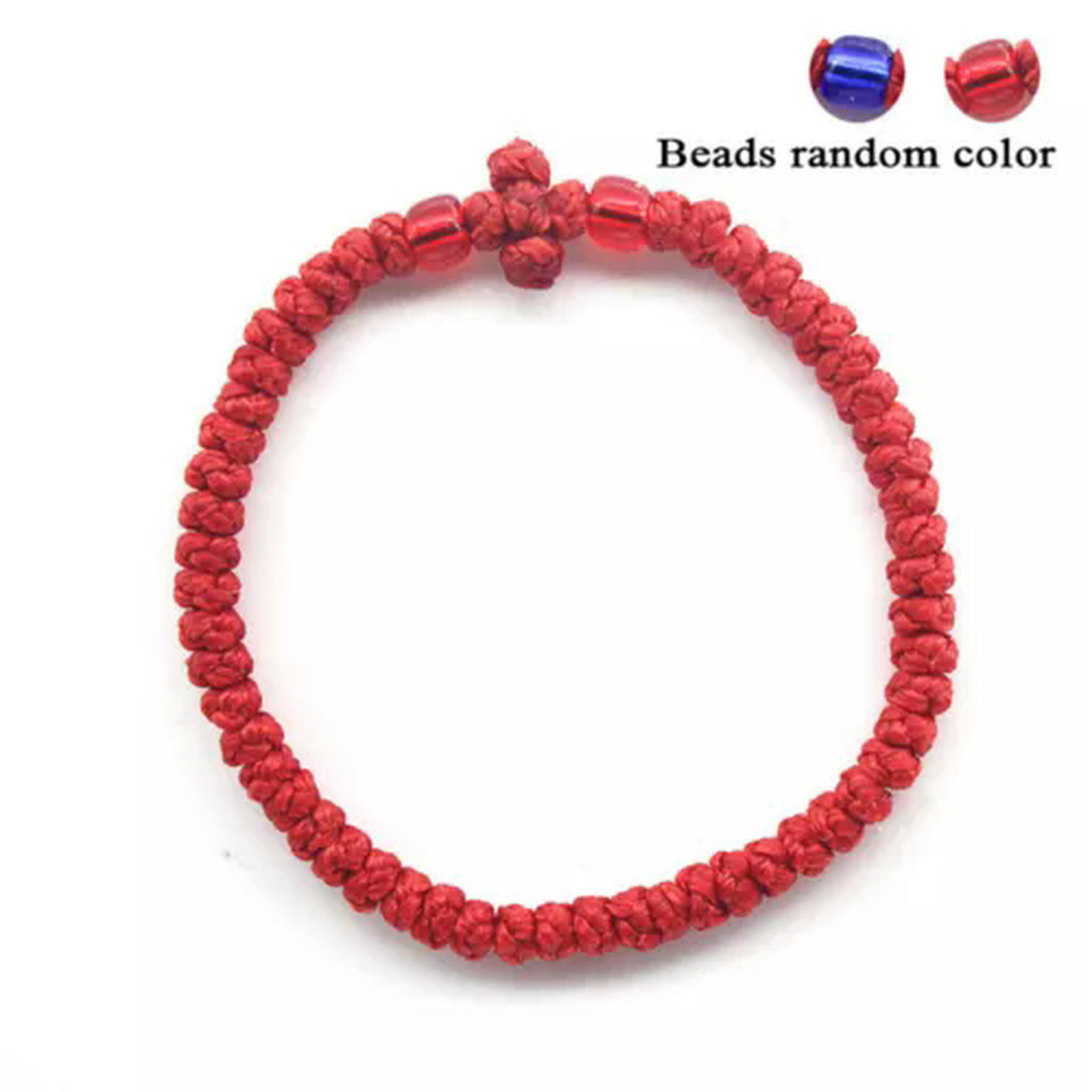 MATROOY Handmade Prayer Rope Greek Christian Orthodox Waxed Bracelet ...