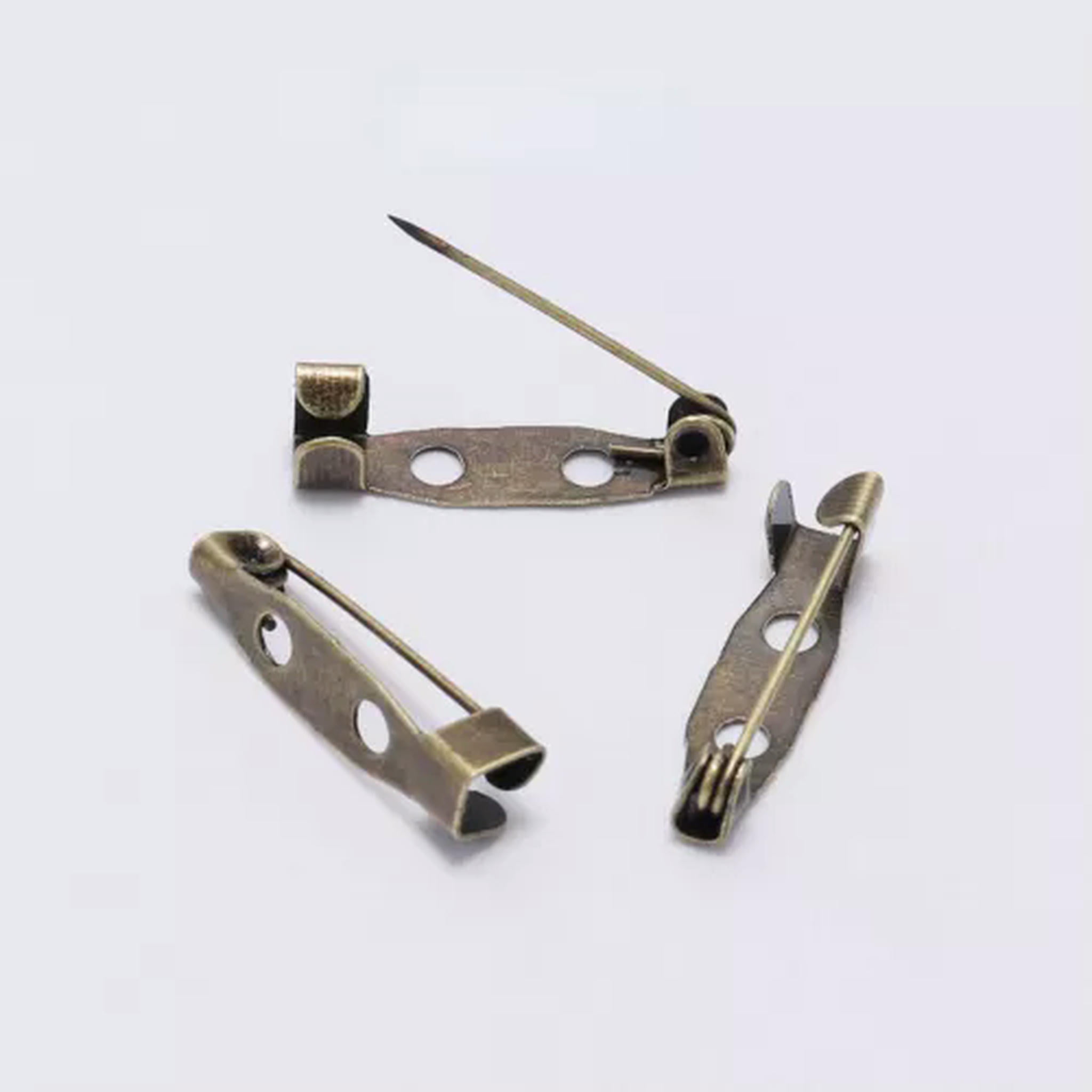 MATROOY Lock Pin Back Brooch Badge Bar Pin for DIY Handicraft Name ...