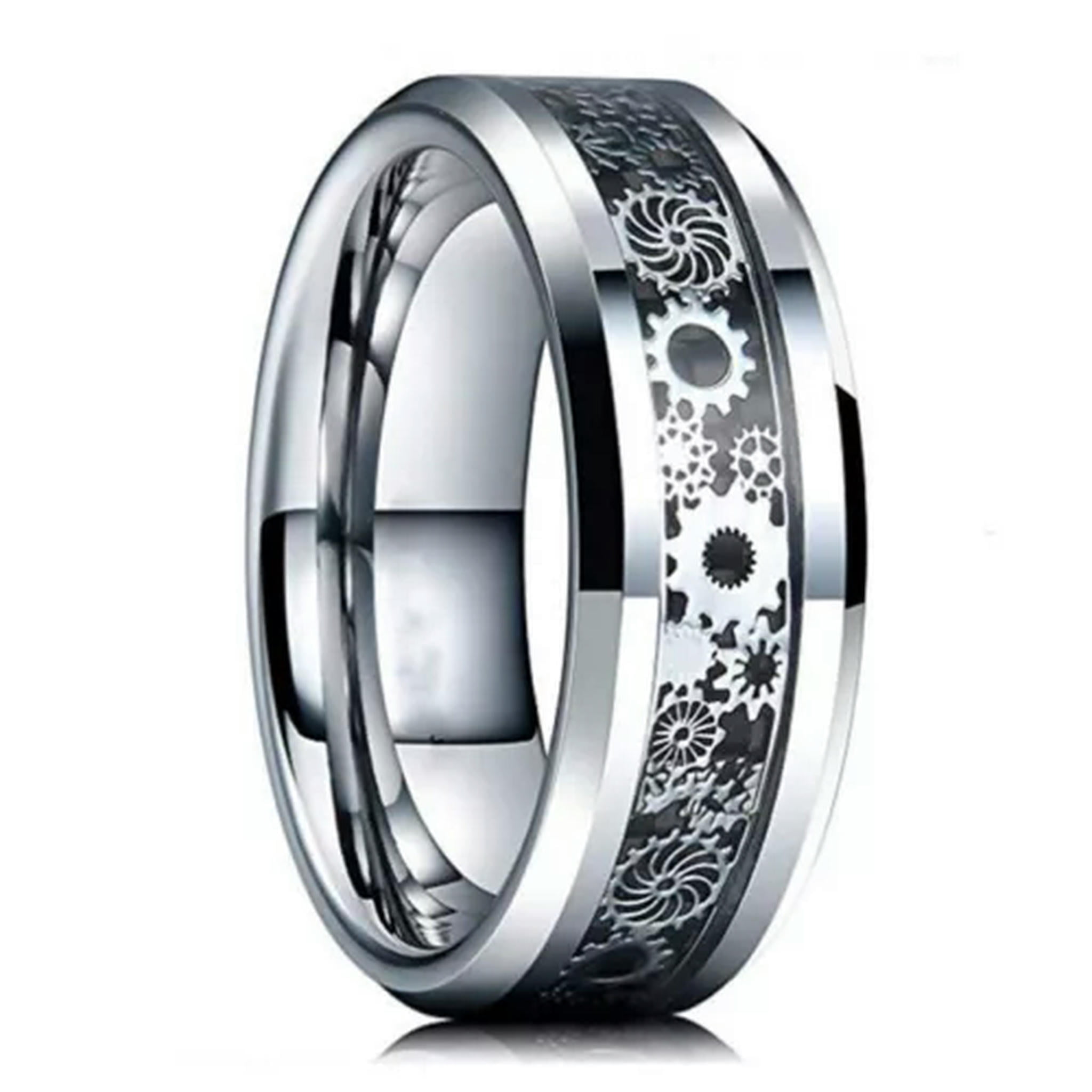 MATROOY Men Silicone Rings Women Wedding Rubber Band Hypoallergenic ...