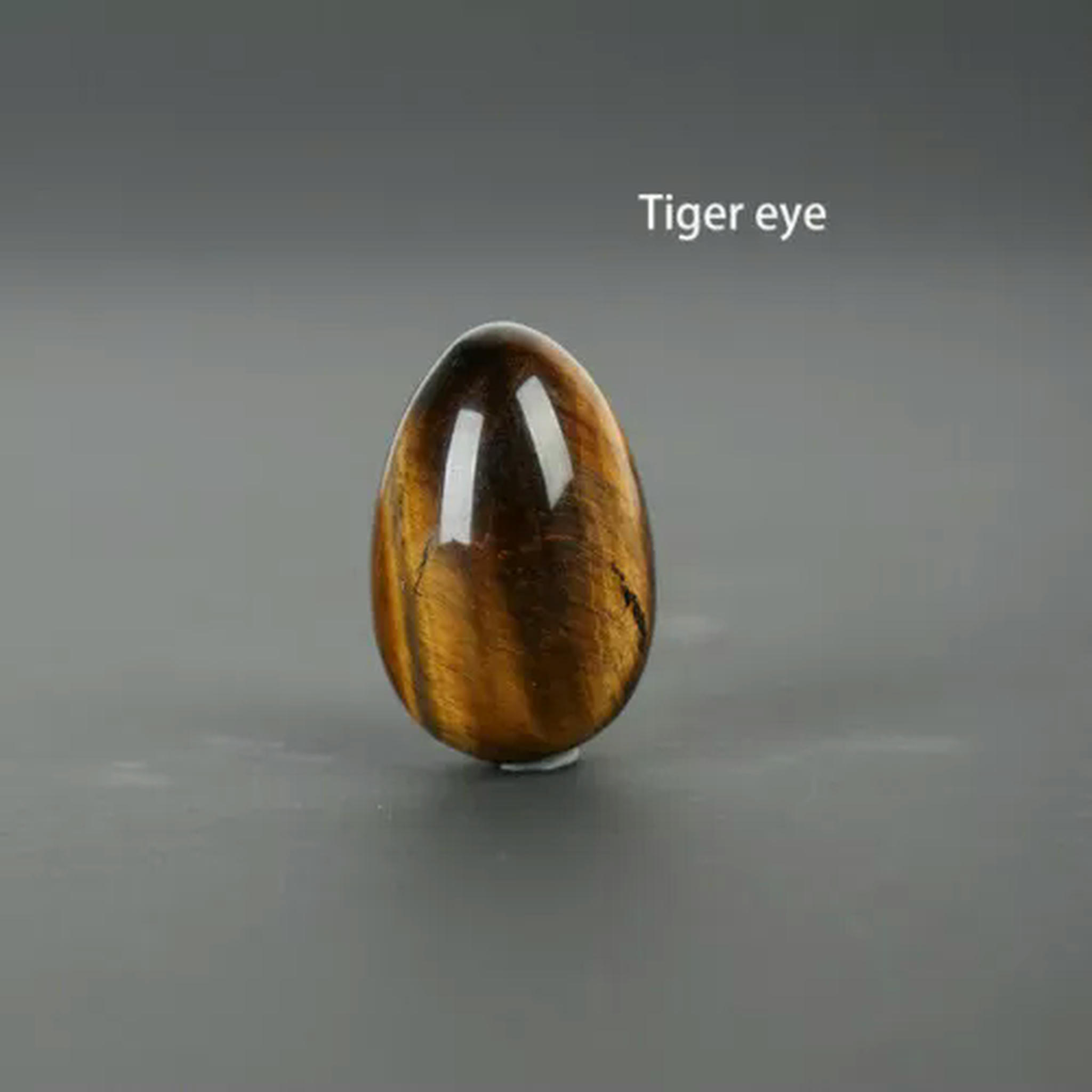 MATROOY Natural Quartz Crystal Egg Gemstone Healing Exercise Palm Worry ...