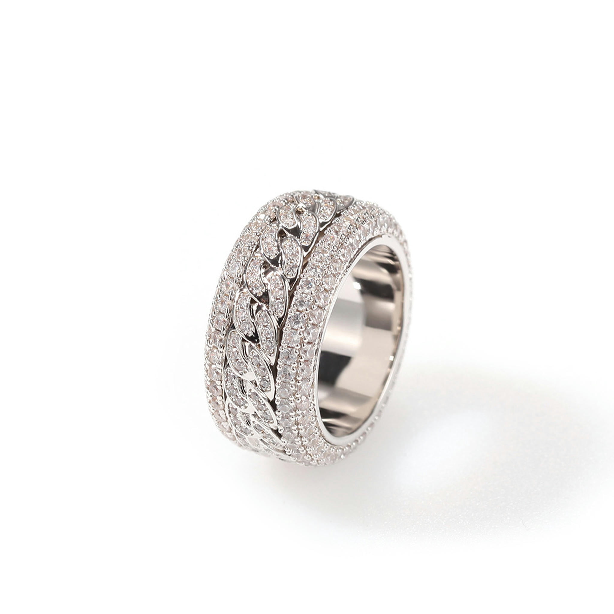 MATROOY New 3D Spinner Ring Men's Rotating Ring In High-Quality ...