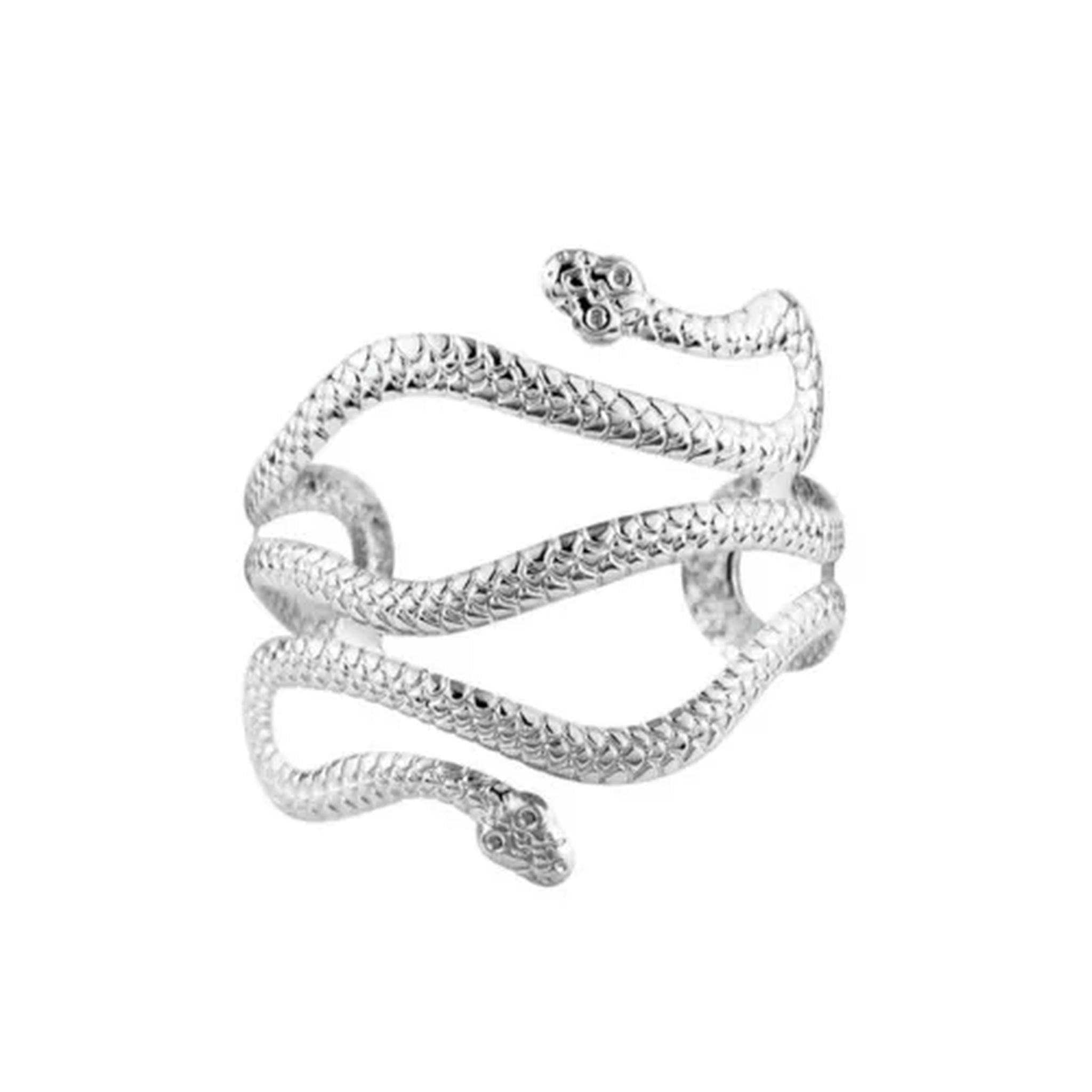 MATROOY Open Snake Upper Arm Bangle Bracelet Adjustable Arm Cuff Bangle ...