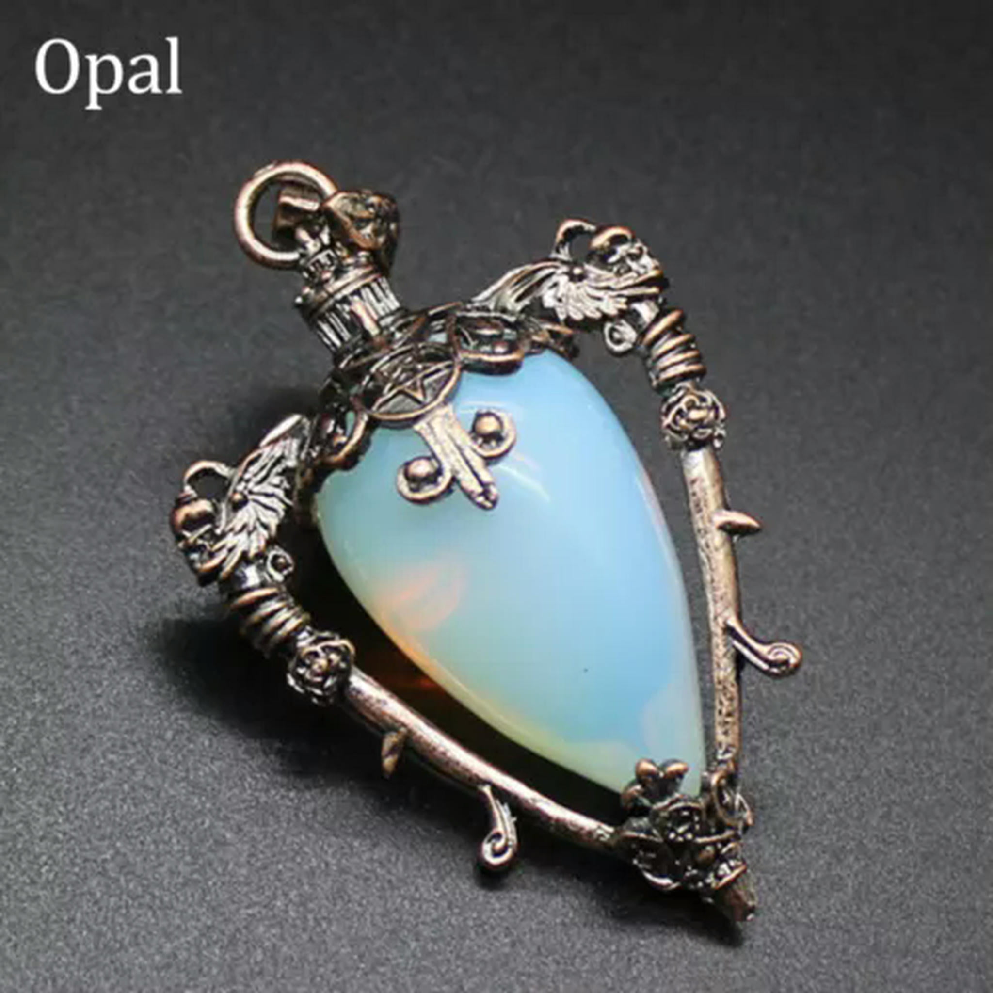 MATROOY Pendulum Crystal Pendant for Dowsing Spiritual Divination ...
