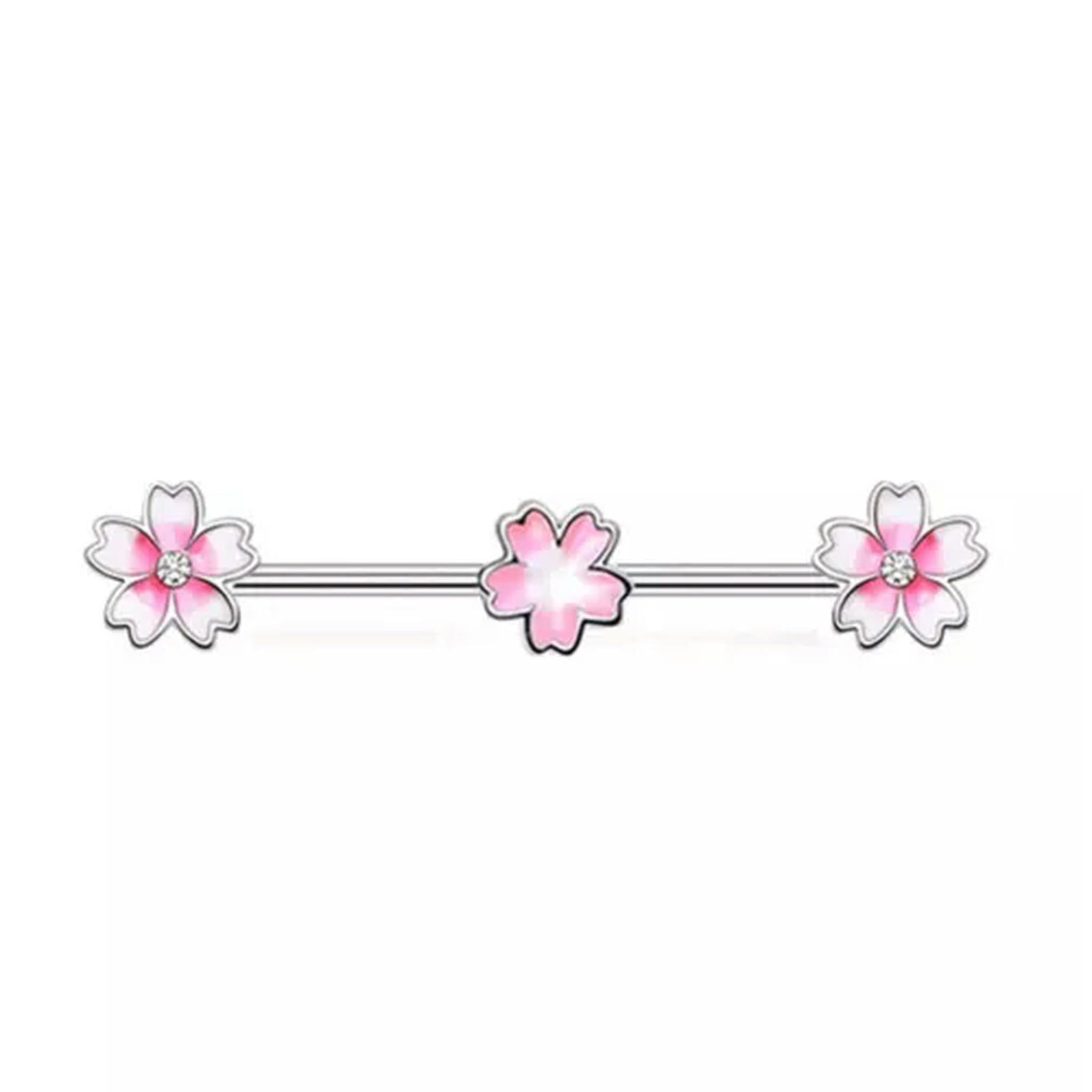 MATROOY Pink Belly Button Navel Ring Stud Stainles Steel Piercing Lip ...