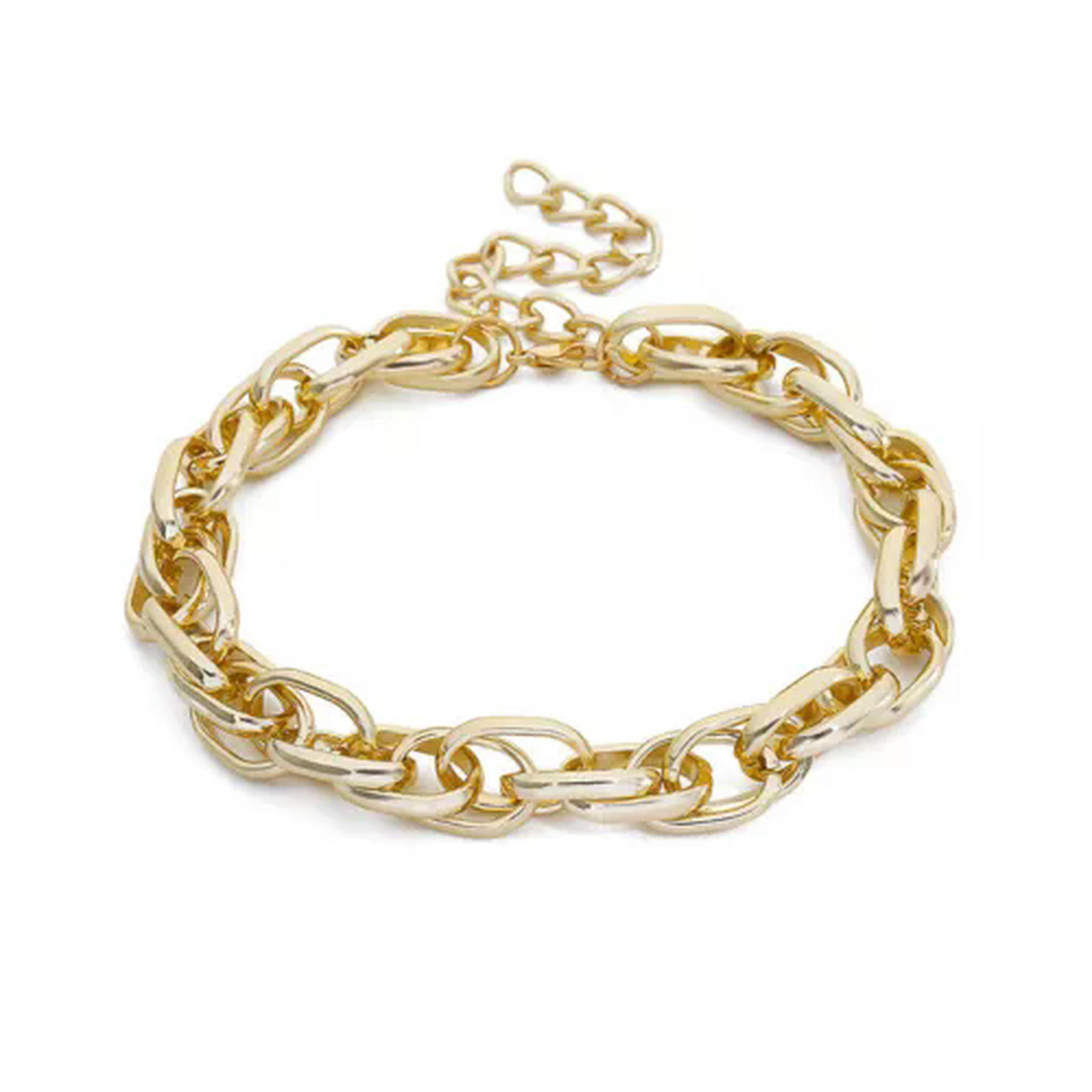 MATROOY Punk Exaggerated Heavy Metal Thick Chain Choker Necklace Women ...