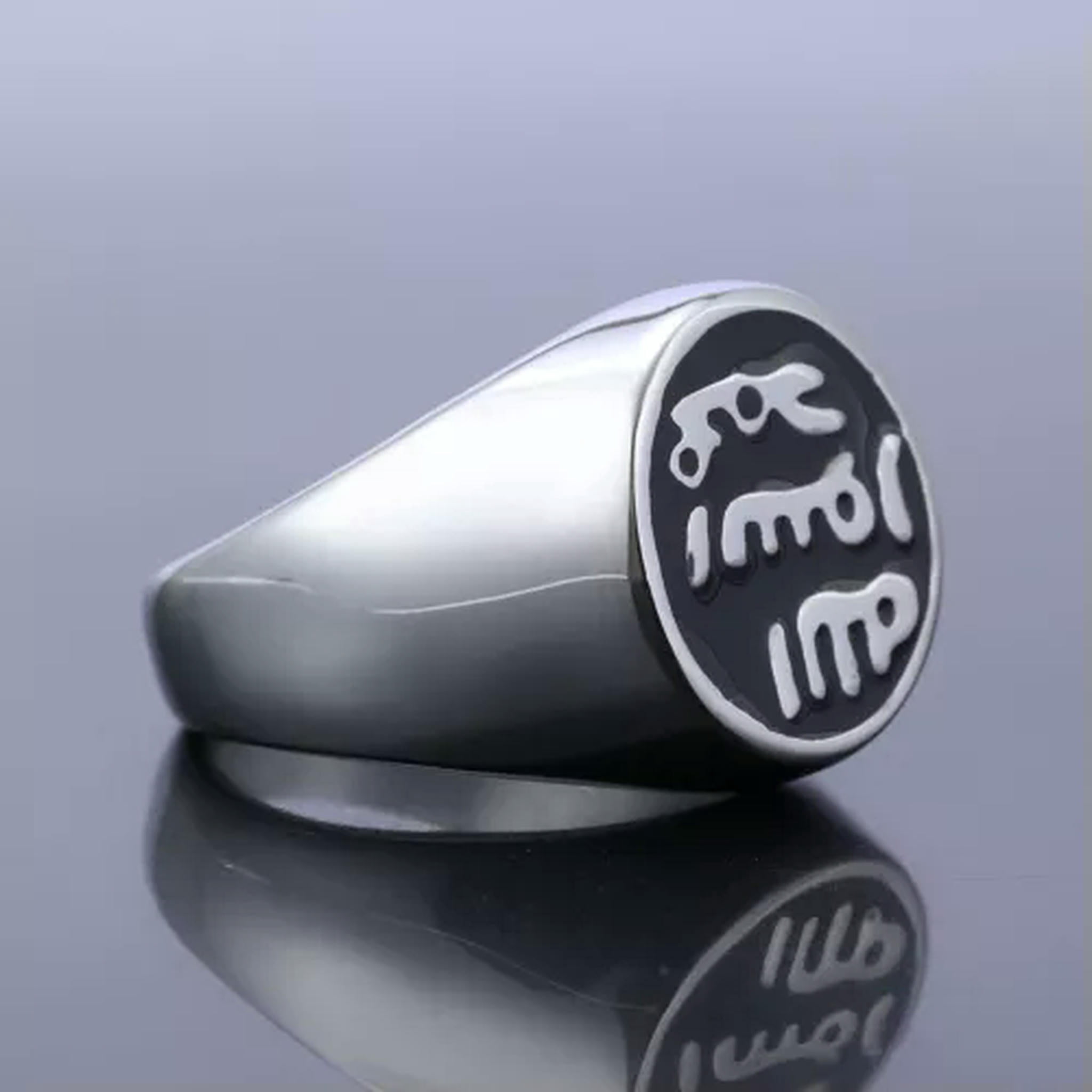 MATROOY Stainless Steel Islamic Arab Men's Muslim Ring US 5-15 Size ...