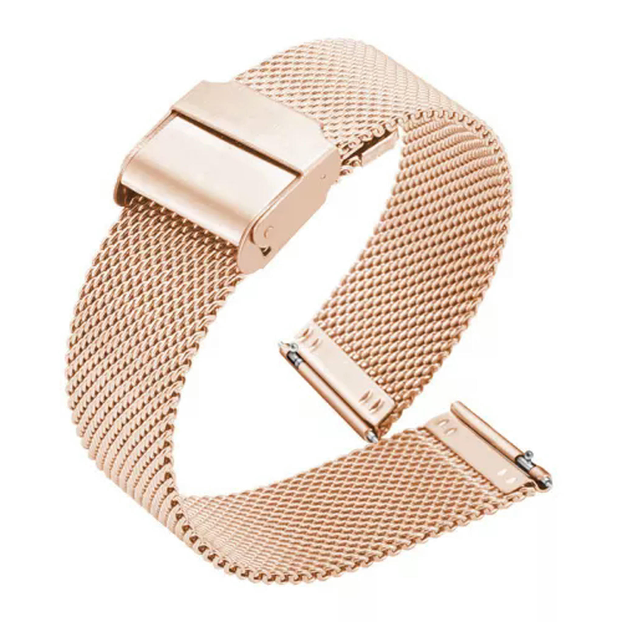 MATROOY Stainless Steel Watch Band Loop Solid Bracelet Thick Watch ...