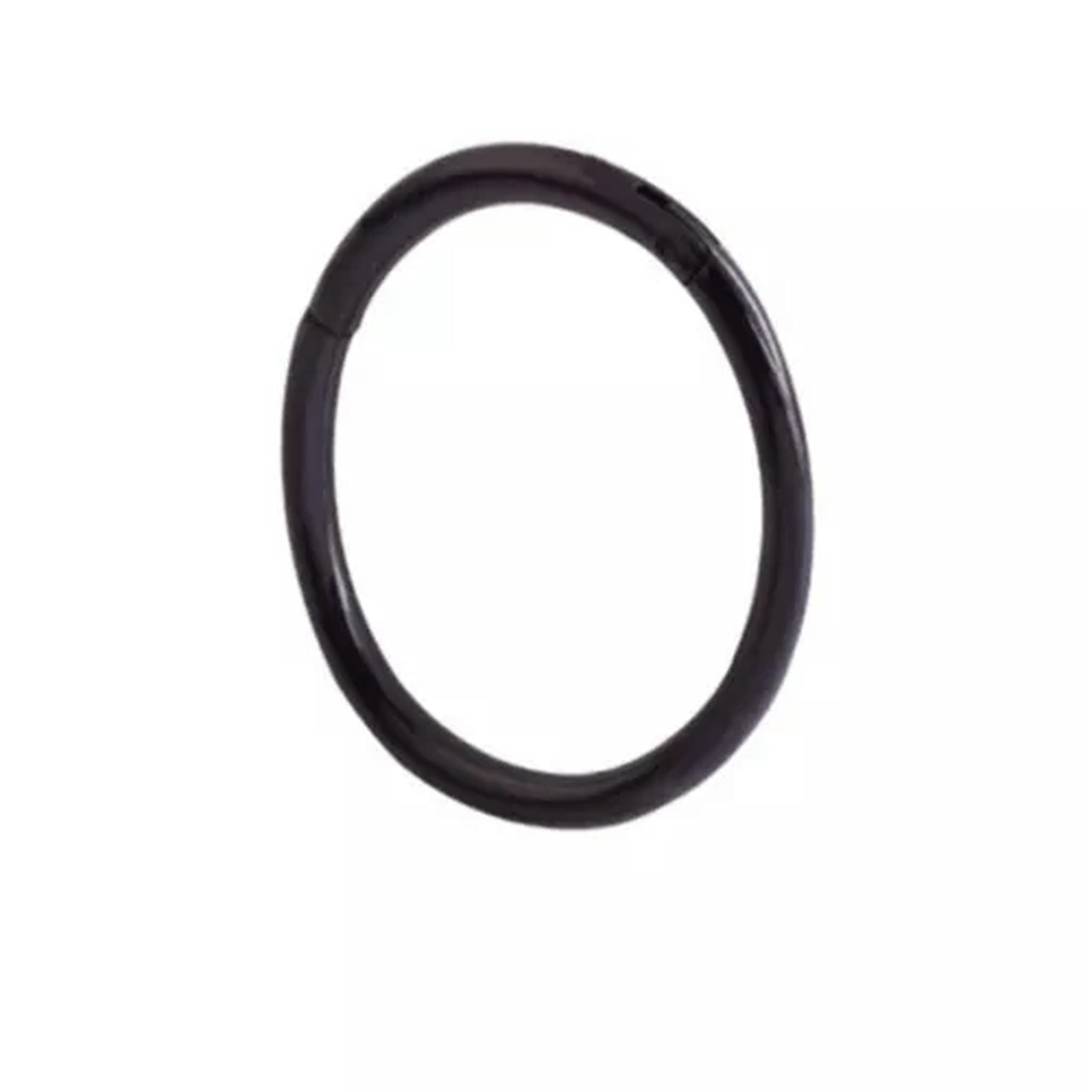 MATROOY Surgical Titanium Nose Ring Septum Clicker Hinge Segment Ear Helix Tragus Hoop -black-1 ...