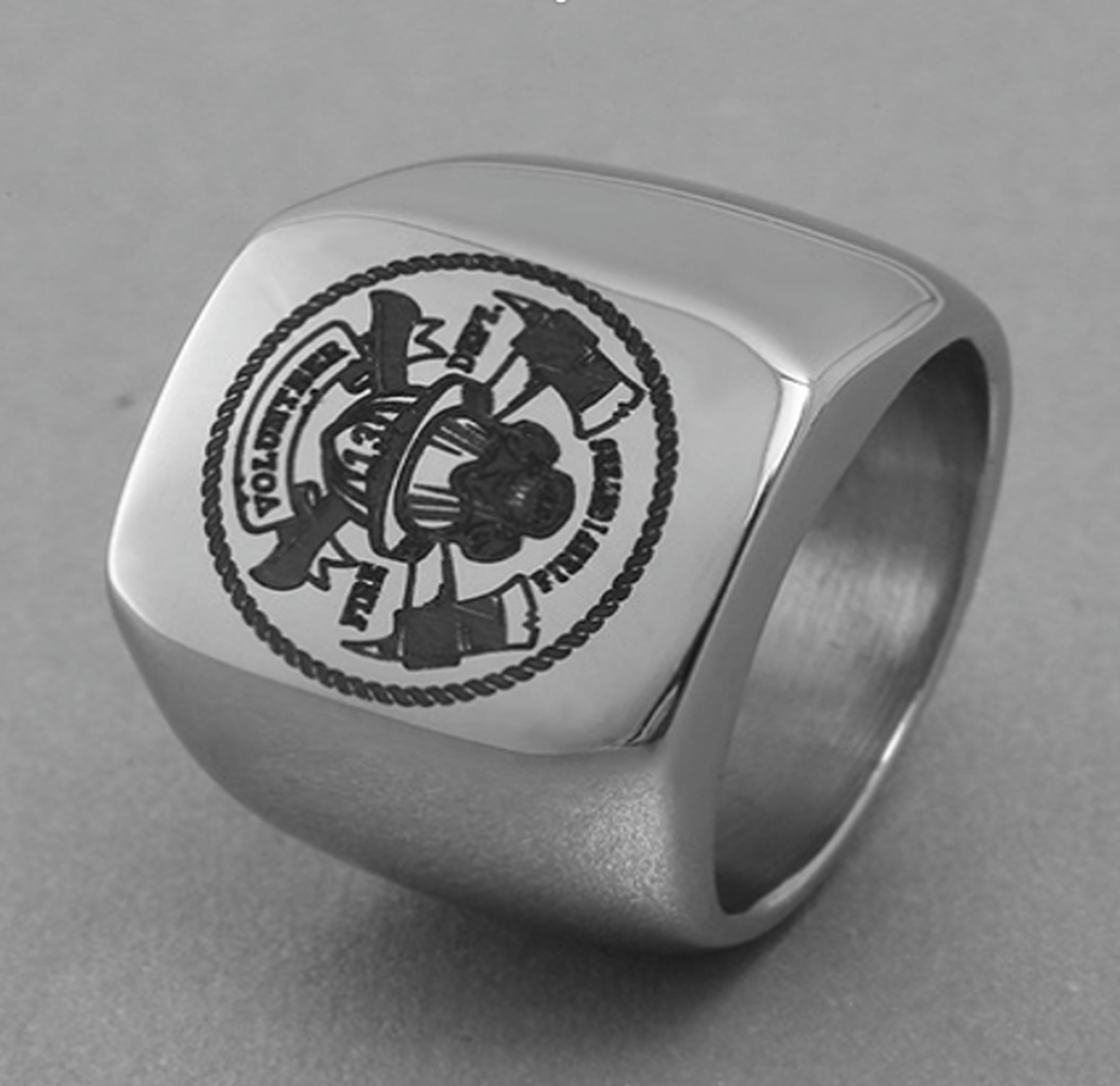 MATROOY USA Military Ring United States Marine Corps US Army Men Signet ...