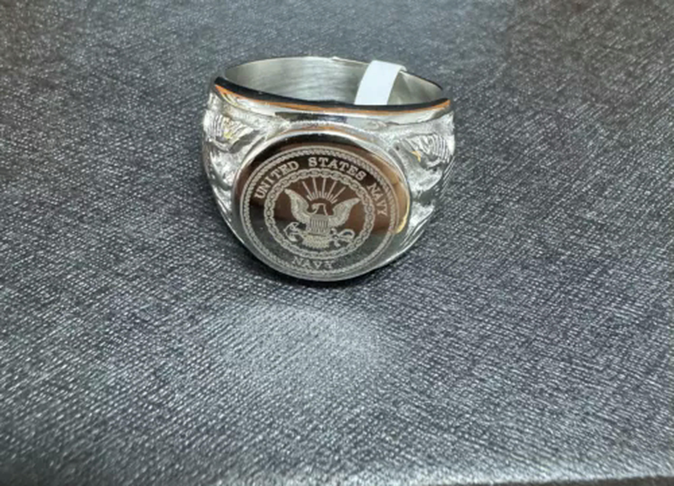 MATROOY USA Military Ring United States Marine Corps US Army Men Signet ...