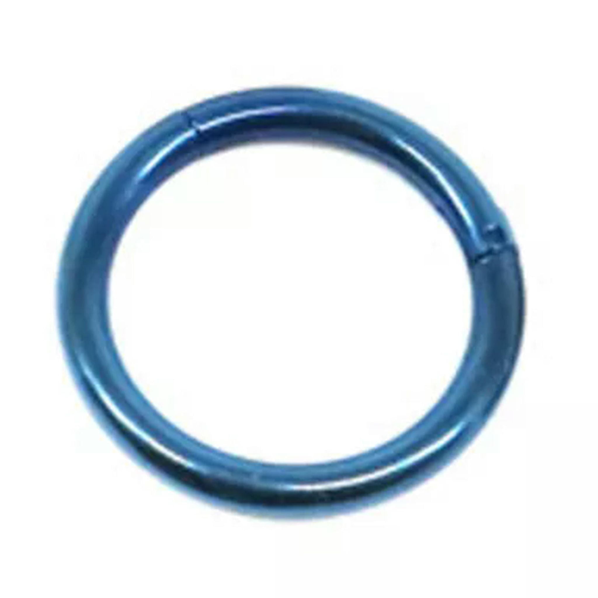 MATROOY Unisex Titanium Hinged Segment Nose Ring Ear Cartilage Tragus Helix Lip Piercing-Blue-8 ...